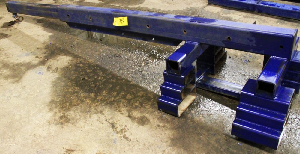 CUSTOM BUILT FORKLIFT BOOM EXTENSION, ADJUSTABLE UP TO 14' LONG