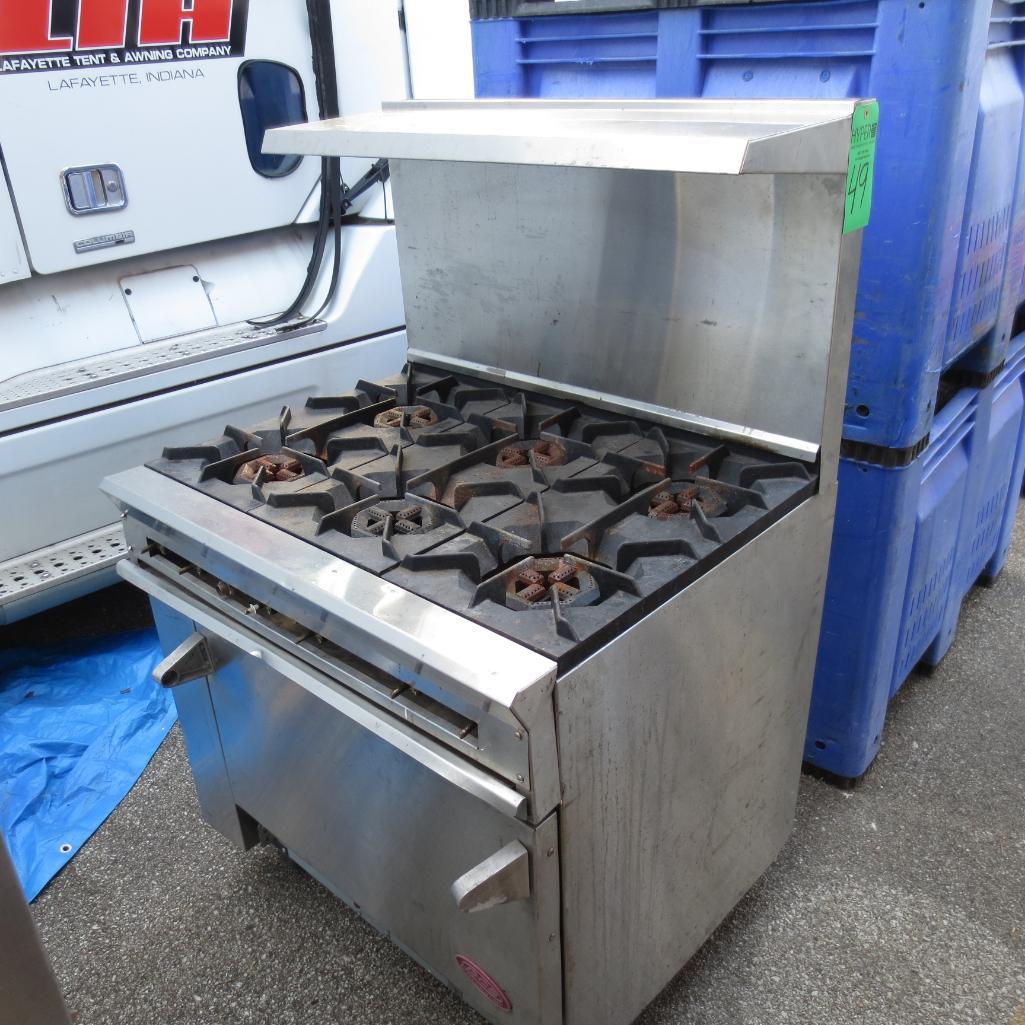 Dynamic Cooking System 6 Burner Stove ( Loc. 3131 Concord Road )