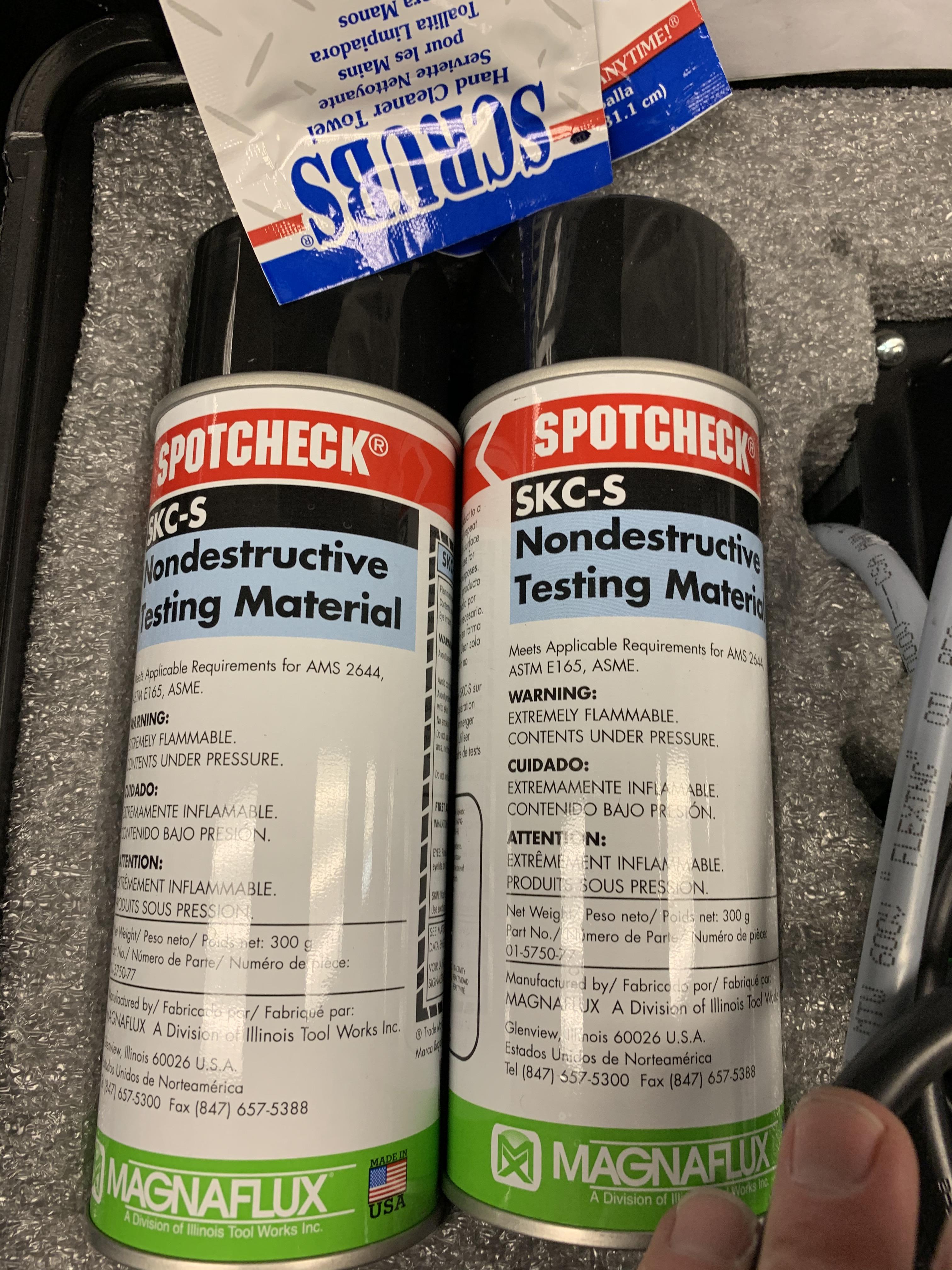 Zyglo/Magnaflux Fluorescent Dye Penetration Kit