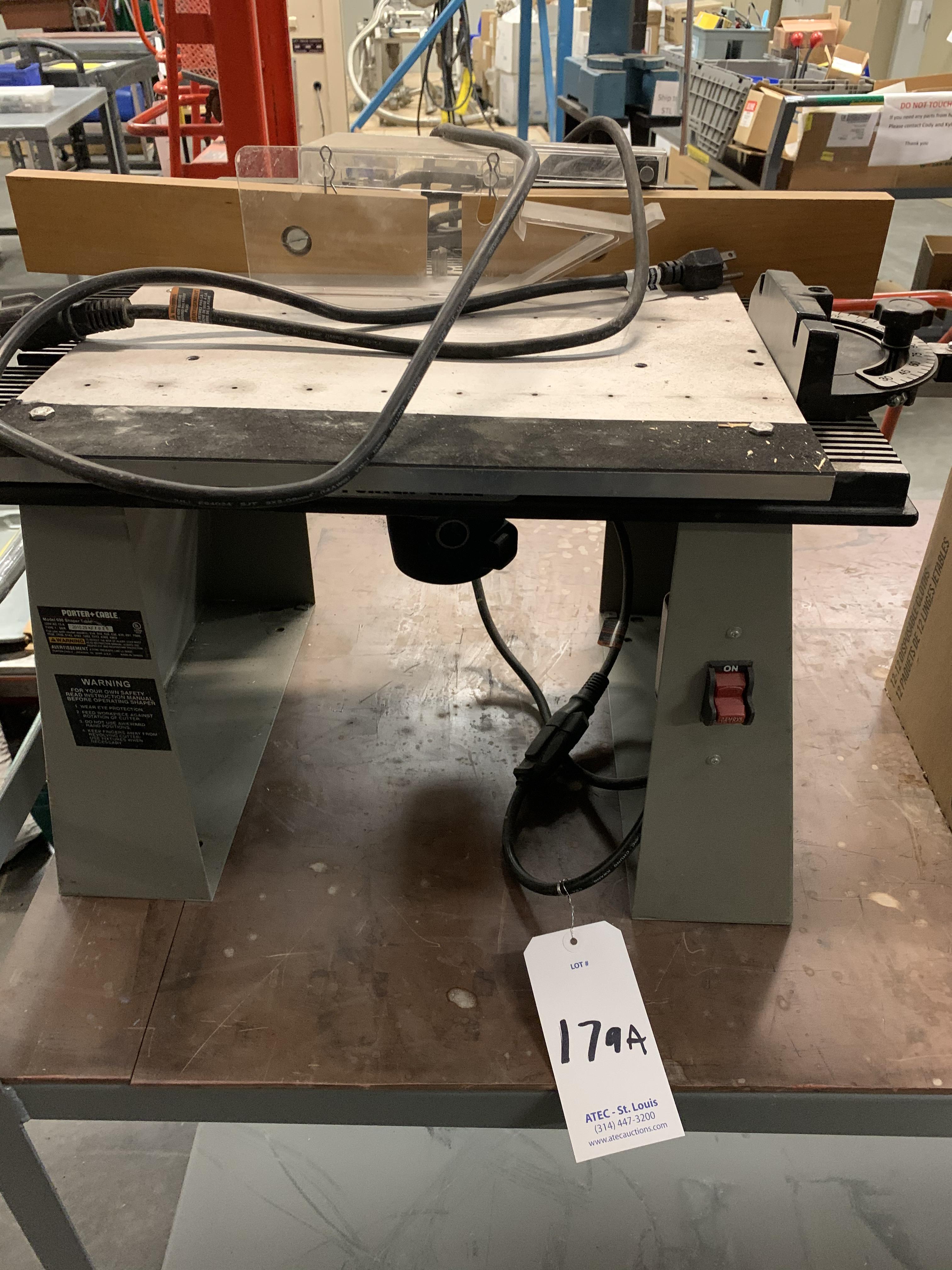 Porter Cable Router; With Porter Cable Model 698 Shaper Table