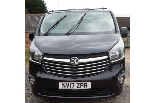 Vauxhall Vivaro Diesel 2-axle rigid body panel van in black with roof ...