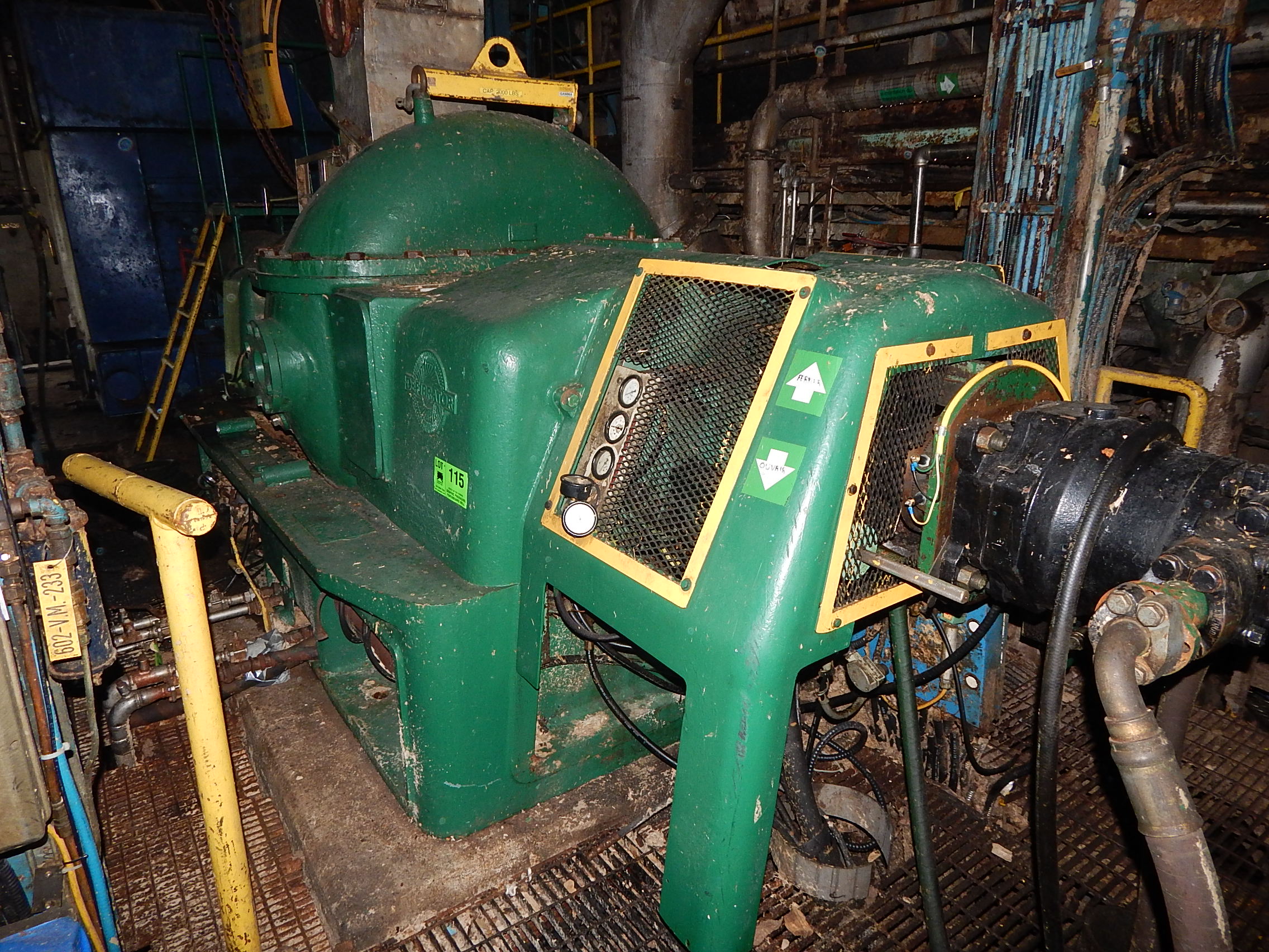 SUNDS DEFIBRATOR RL50 REFINER WITH VALMET RLP SCREEN S/N: 442151 (CI ...