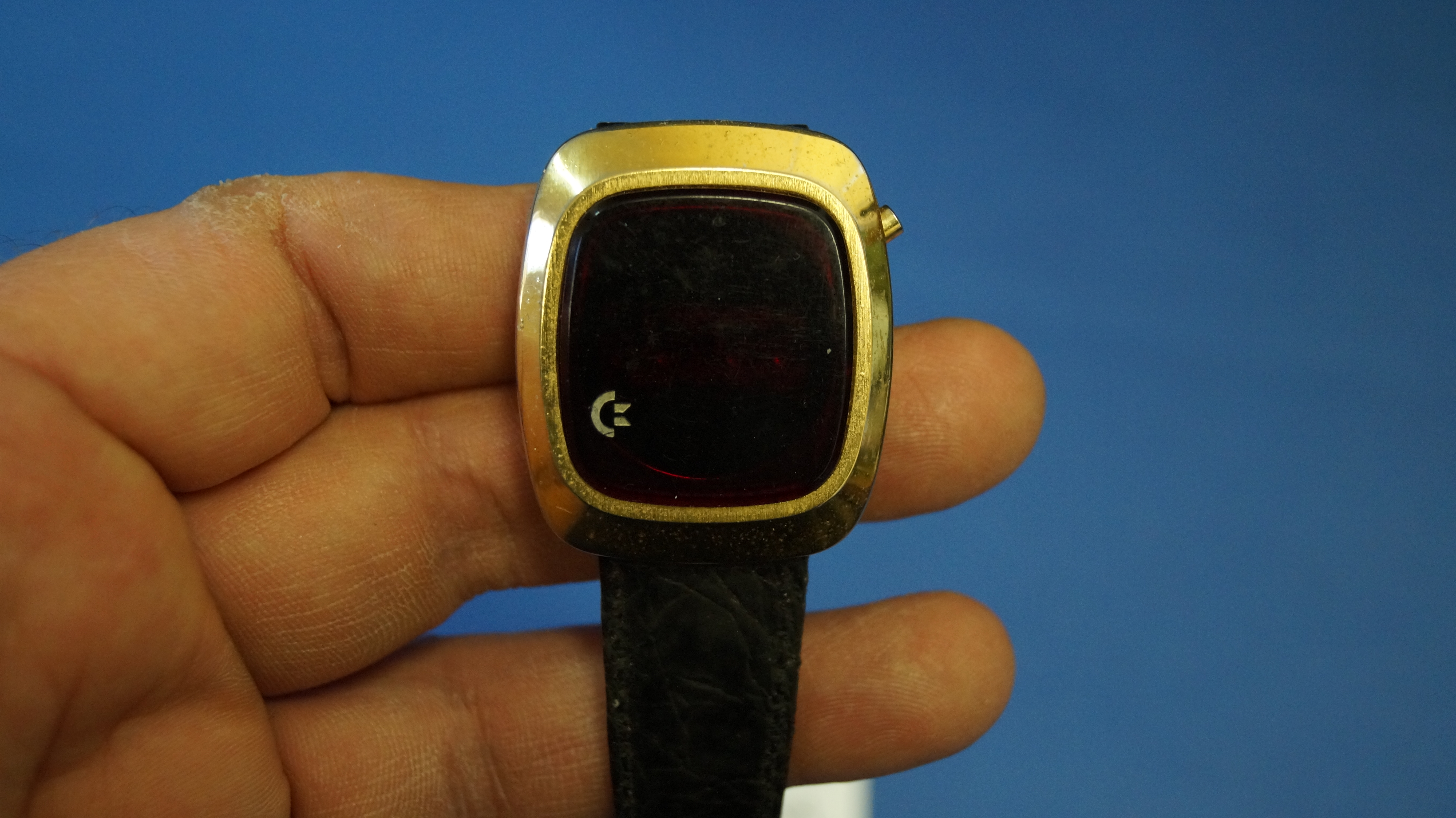 A 1970's Commodore Time Master LED gentleman's wristwatch.