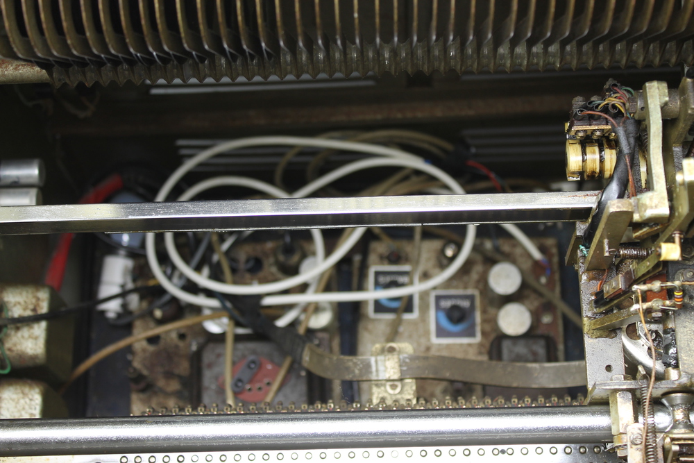 A 1960's Jupiter Electro-Kicker E80 Juke Box with chromium mounts ...