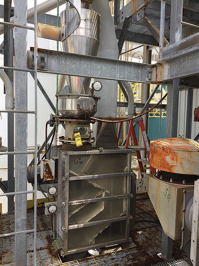 PELLETRON KINETIC GRAVITY DEDUSTER, MODEL P400, STAINLESS STEEL ...