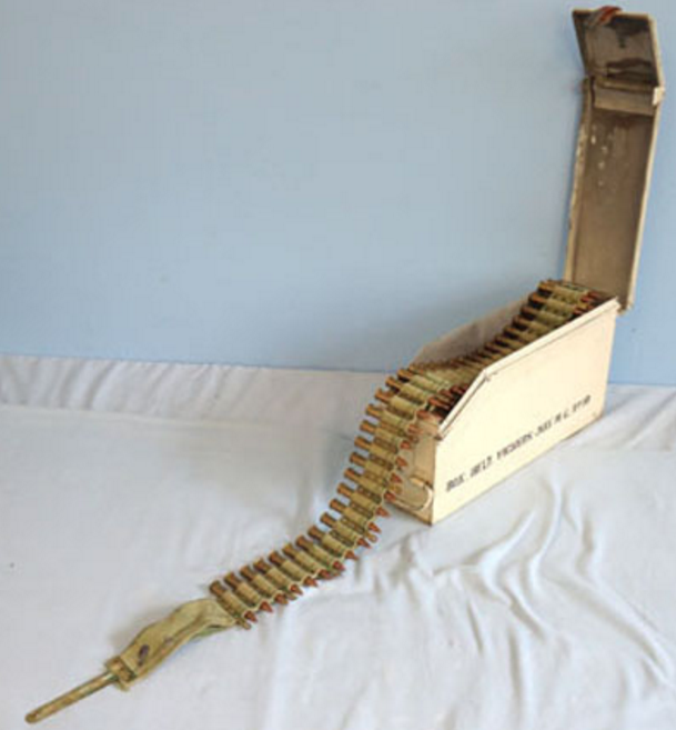 INERT DEACTIVATED WW2 1942 dated .303 Vickers Machine Gun Ammunition ...