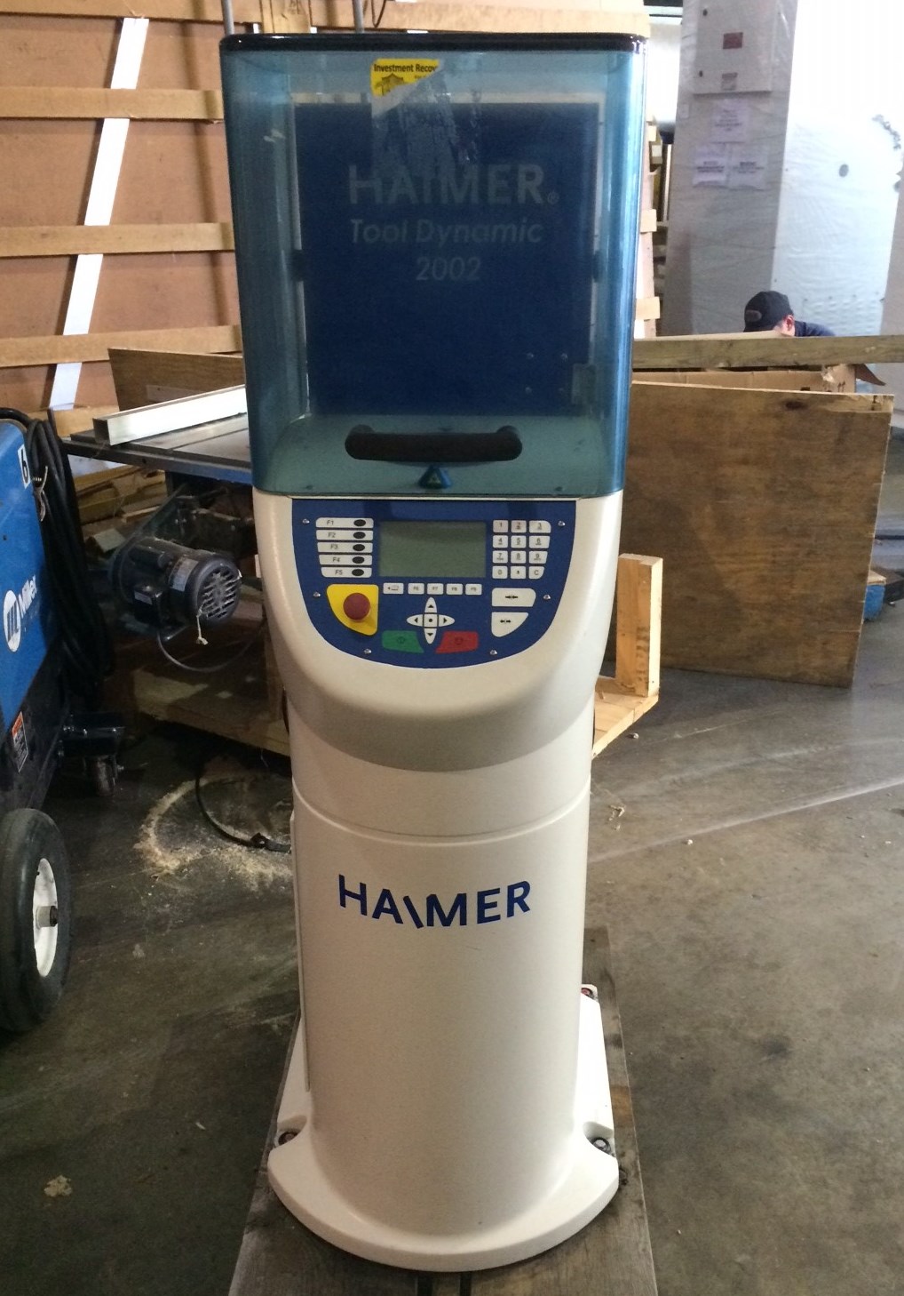 Haimer TD2002 High Speed Tool Balancer Model# TD-2002 Year: 2002 SN ...