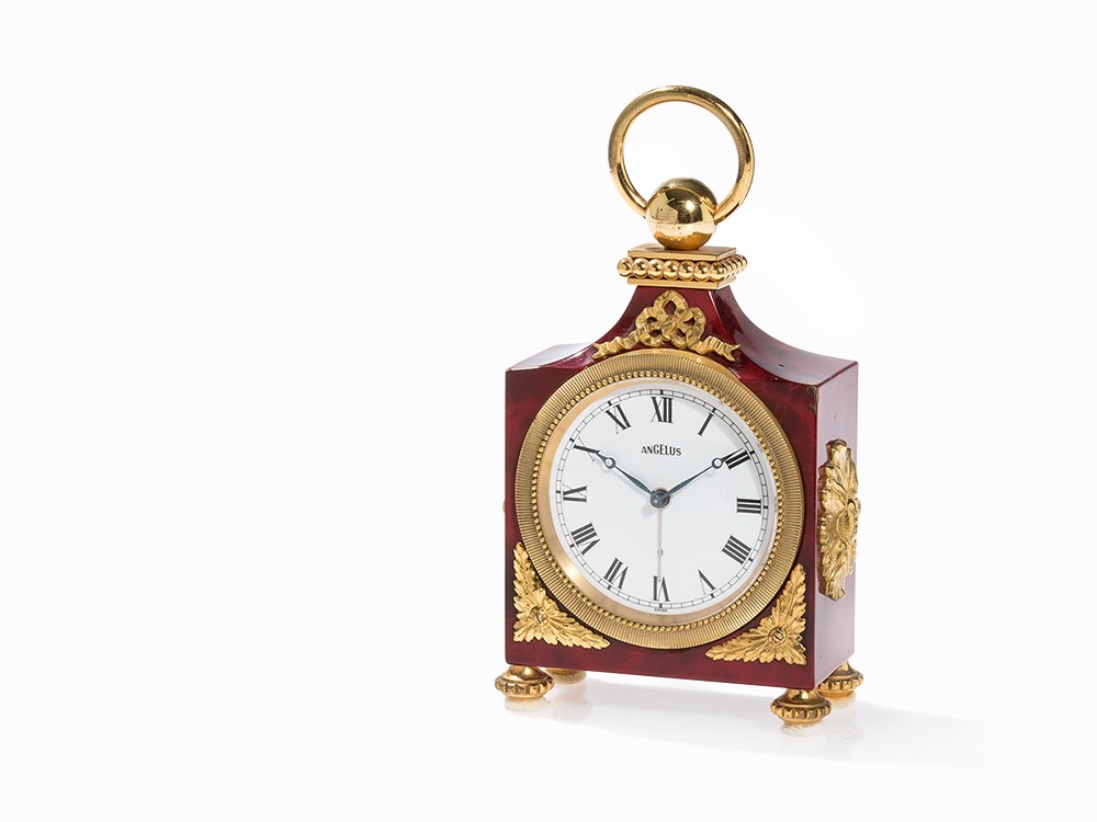 Angelus Table Clock with Alarm, Switzerland, c. 1950 Angelus table ...