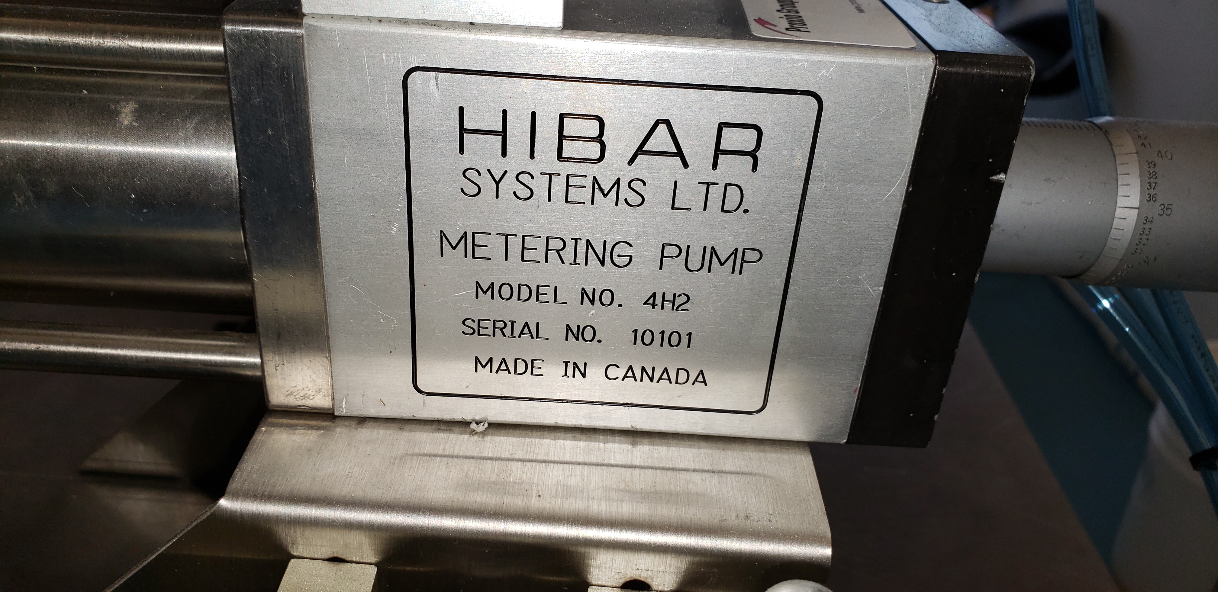 Hibar 4H2 Series Rotary Valve style Dispensing Piston Pump for medium ...
