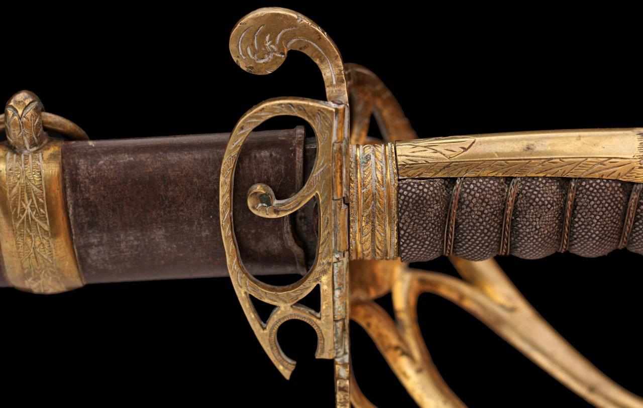 A PORTUGUESE OFFICERS SWORD, LATE 19TH CENTURY SCHWERT Origin: Portugal ...