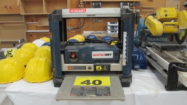 RYOBI, RAPID SET, 12", PORTABLE PLANER