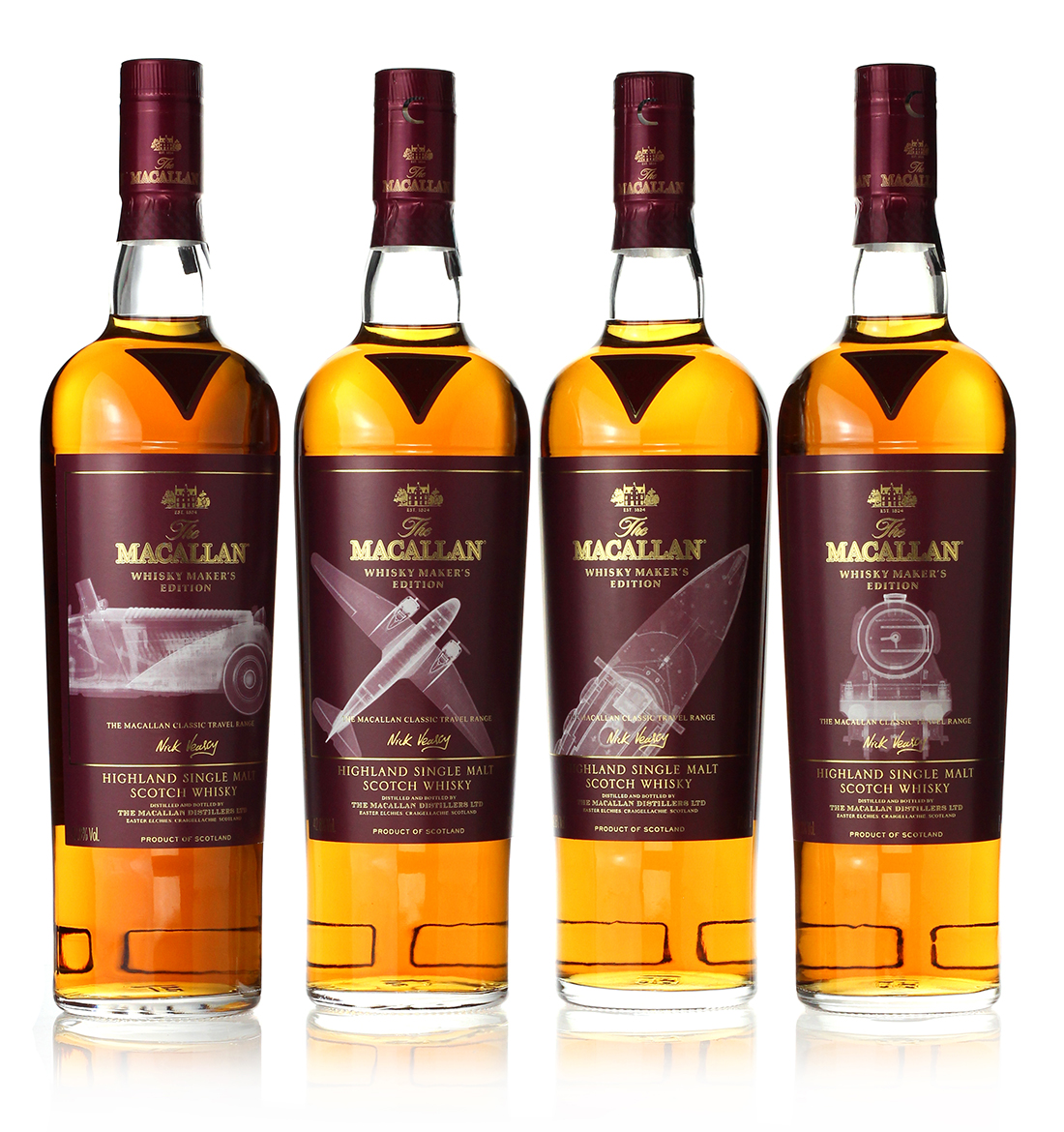 Macallan Whisky Maker's Edition Classic Travel Range The Macallan 1824 ...