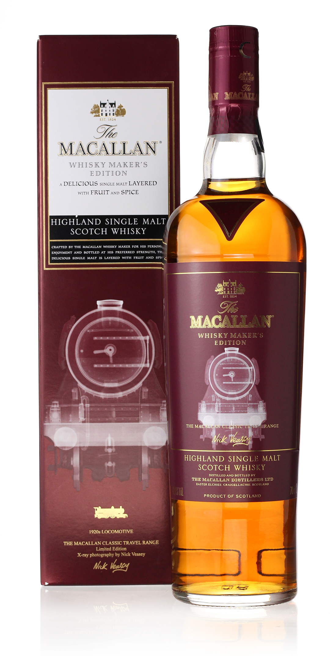 Macallan Whisky Maker's Edition Classic Travel Range The Macallan 1824 ...