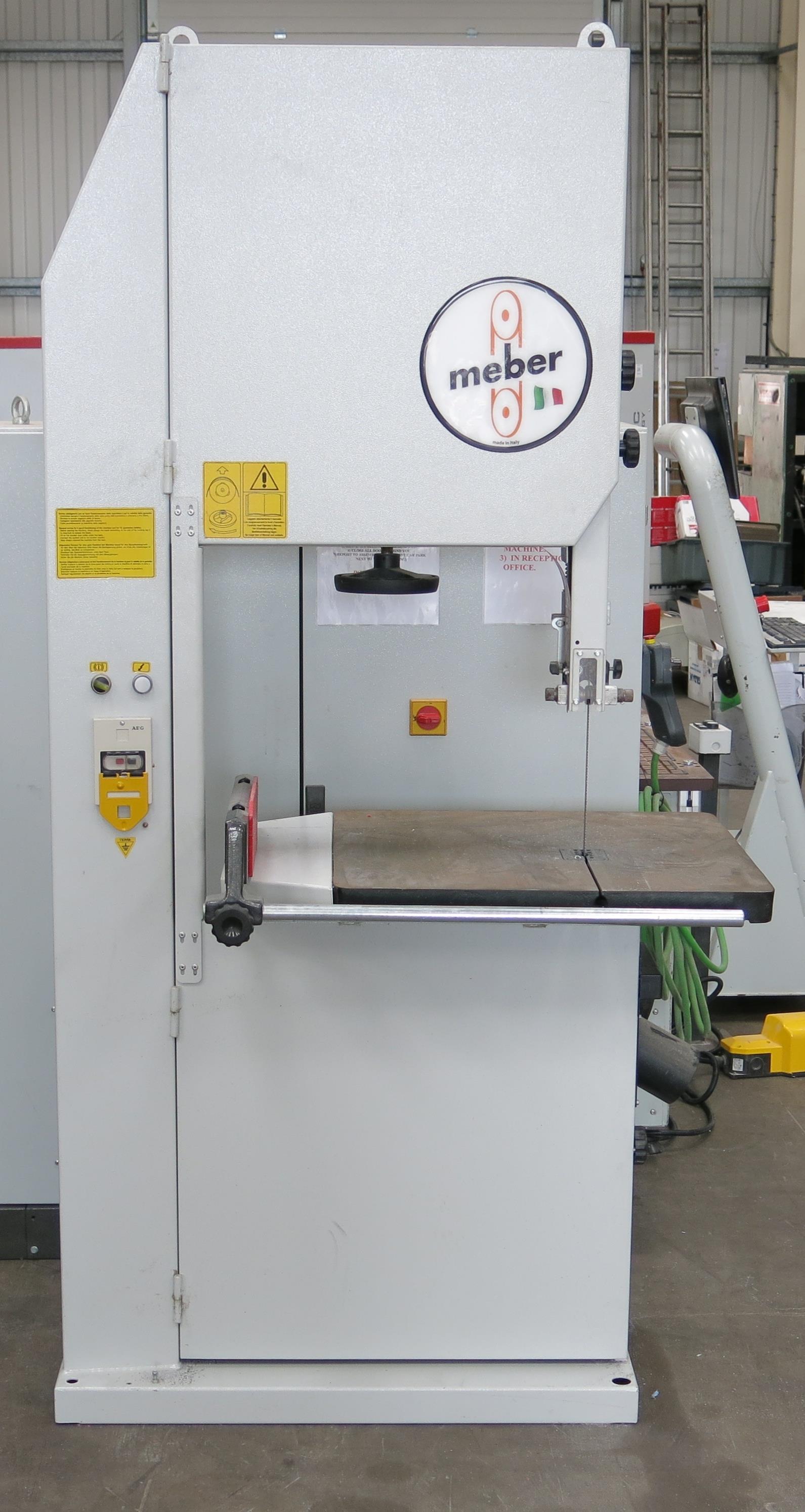 * Meber SR600 Vertical Band Saw, YOM 2014, serial number 5758m 3/PH