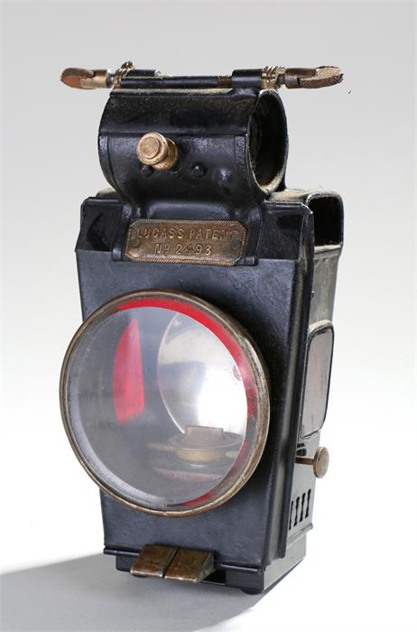 Rare Lucas Ordinary bicycle hub lamp, patent number 2493, black ...