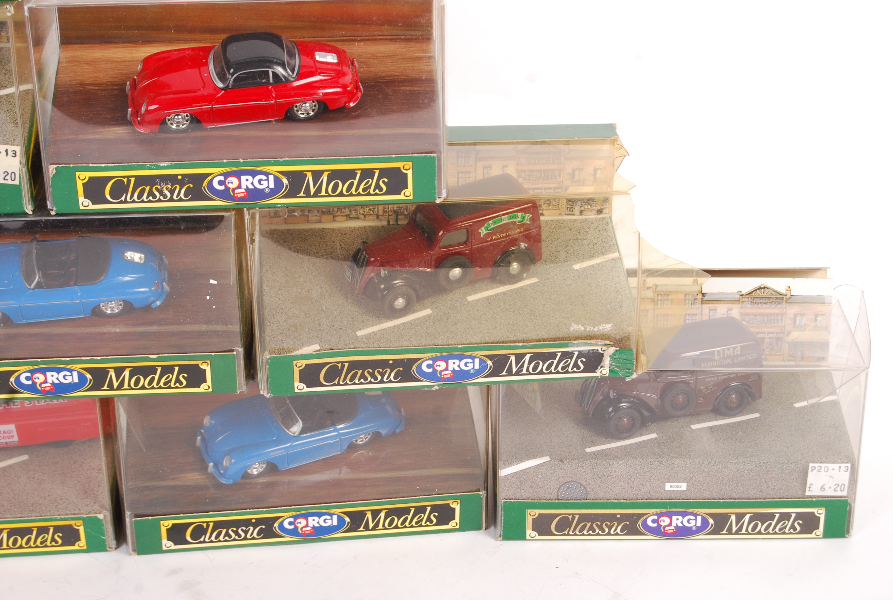 A collection of 13x Corgi Toys made Classic Models diecast comprising ...