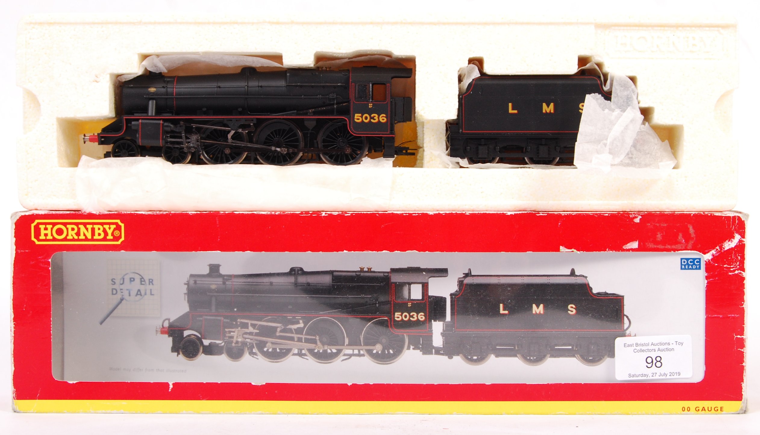 A Hornby Super Detail made 00 gauge model railway trainset locomotive ...