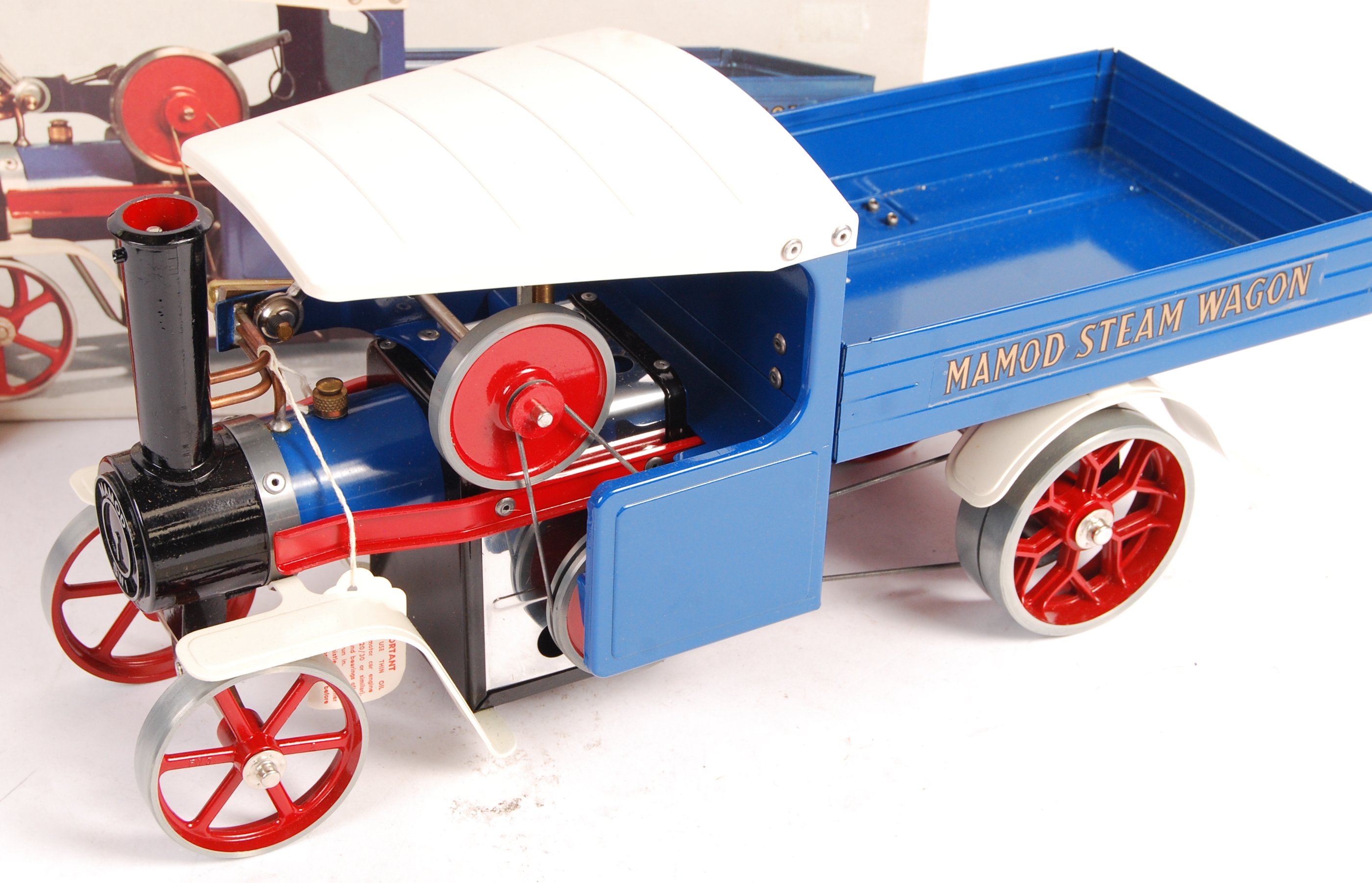 An original vintage Mamod boxed live steam model SW1 ' Steam Wagon ...
