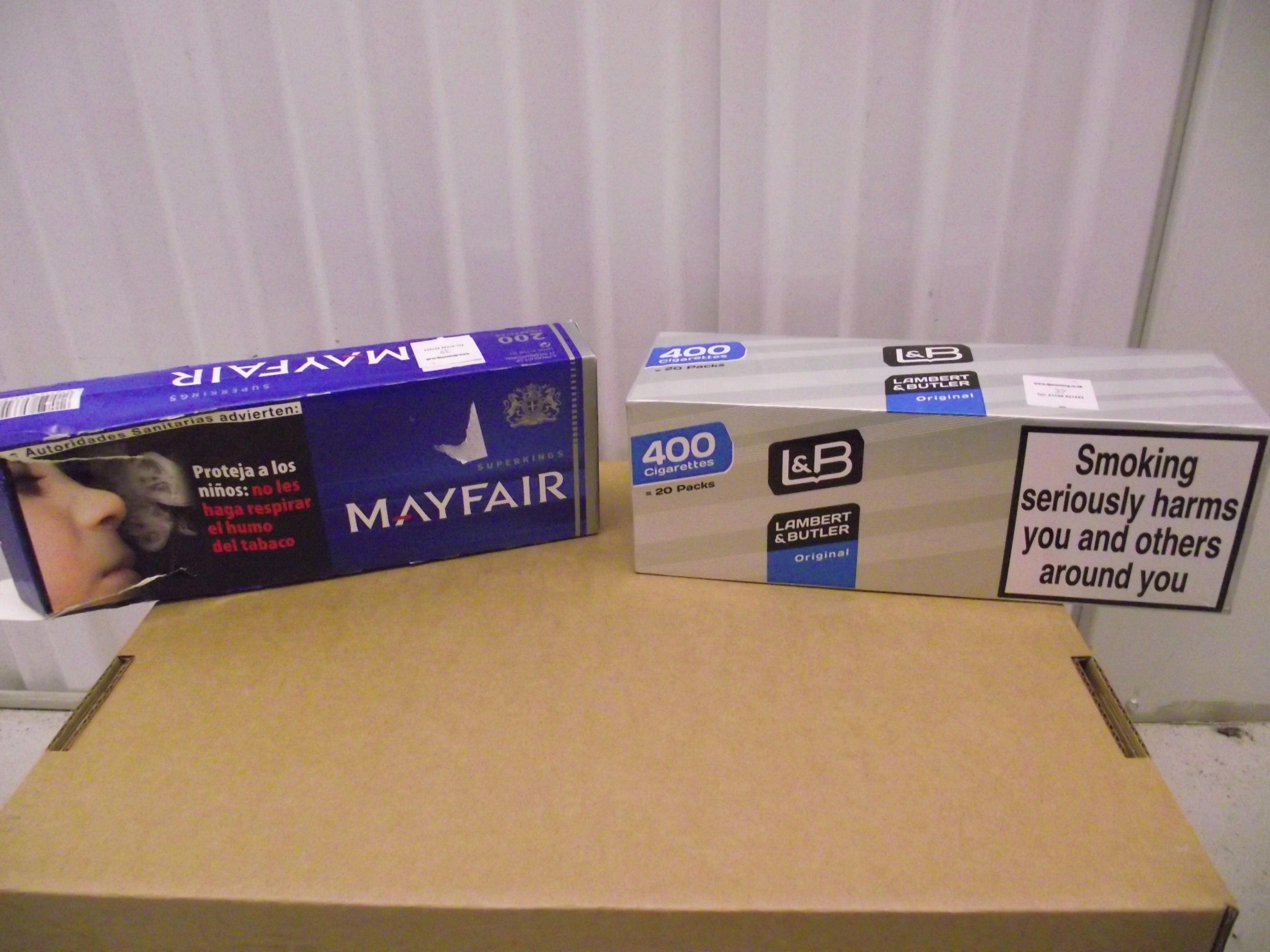 400 LAMBERT KINGSIZE CIGARETTES & BUTLER ORIGINAL (#49) & 6 PACKS OF 20 ...
