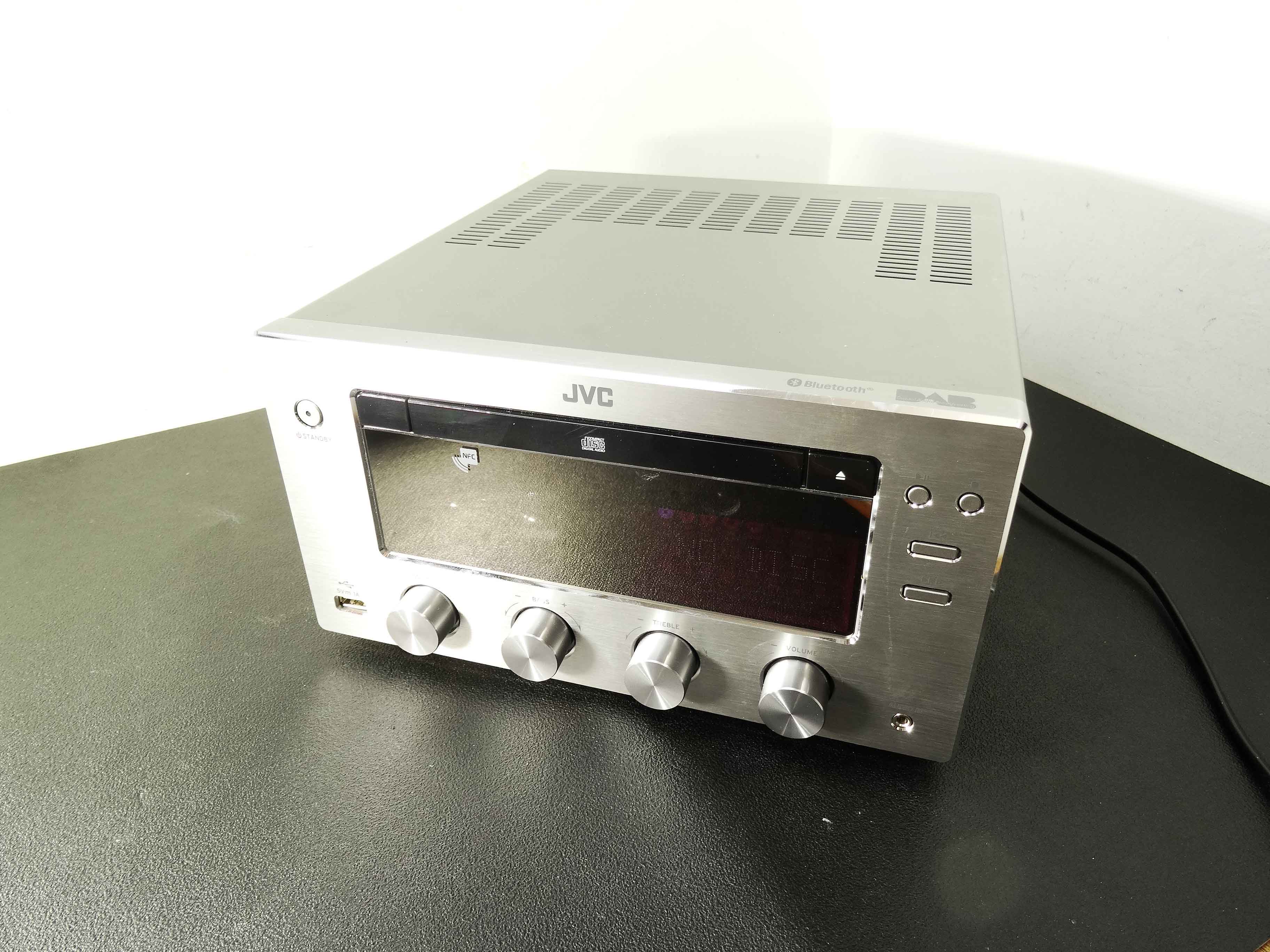 JVC UX-D150 Wireless 150W Hi-Fi System with CD DAB FM USB NFC Bluetooth ...