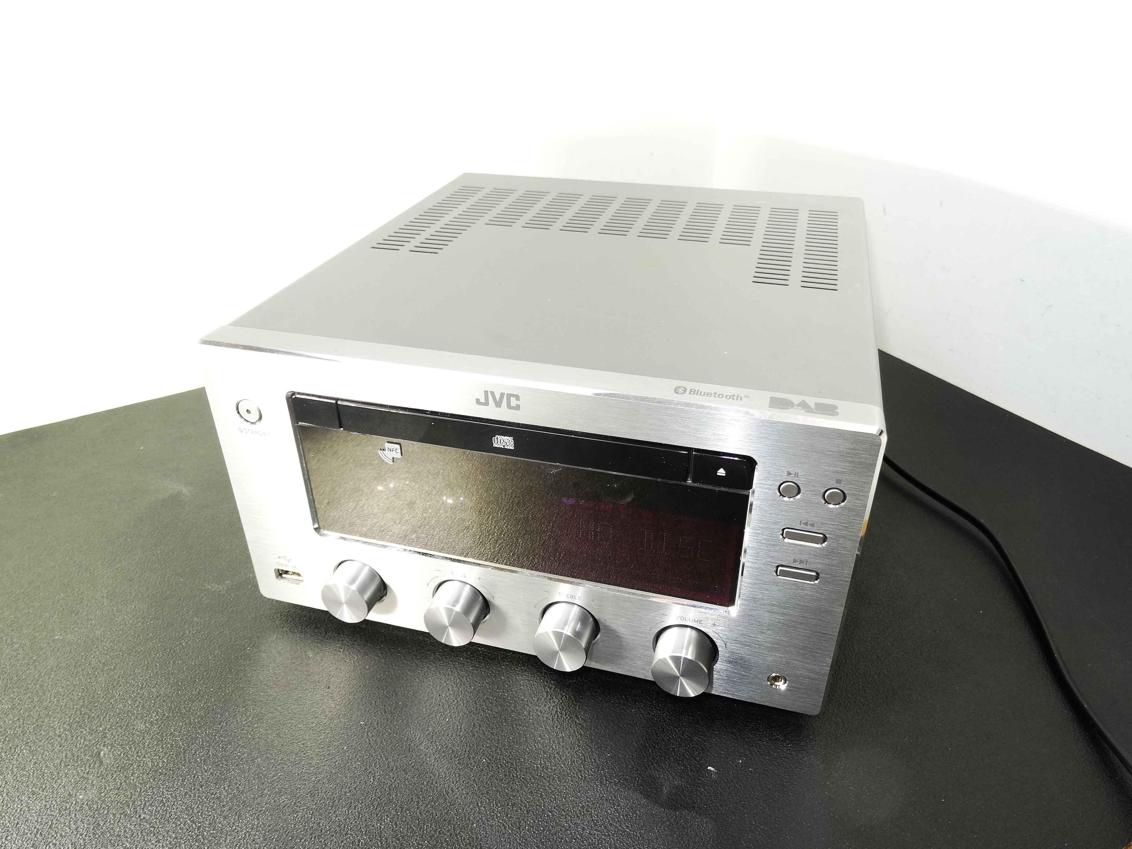 JVC UX-D150 Wireless 150W Hi-Fi System with CD DAB FM USB NFC Bluetooth ...