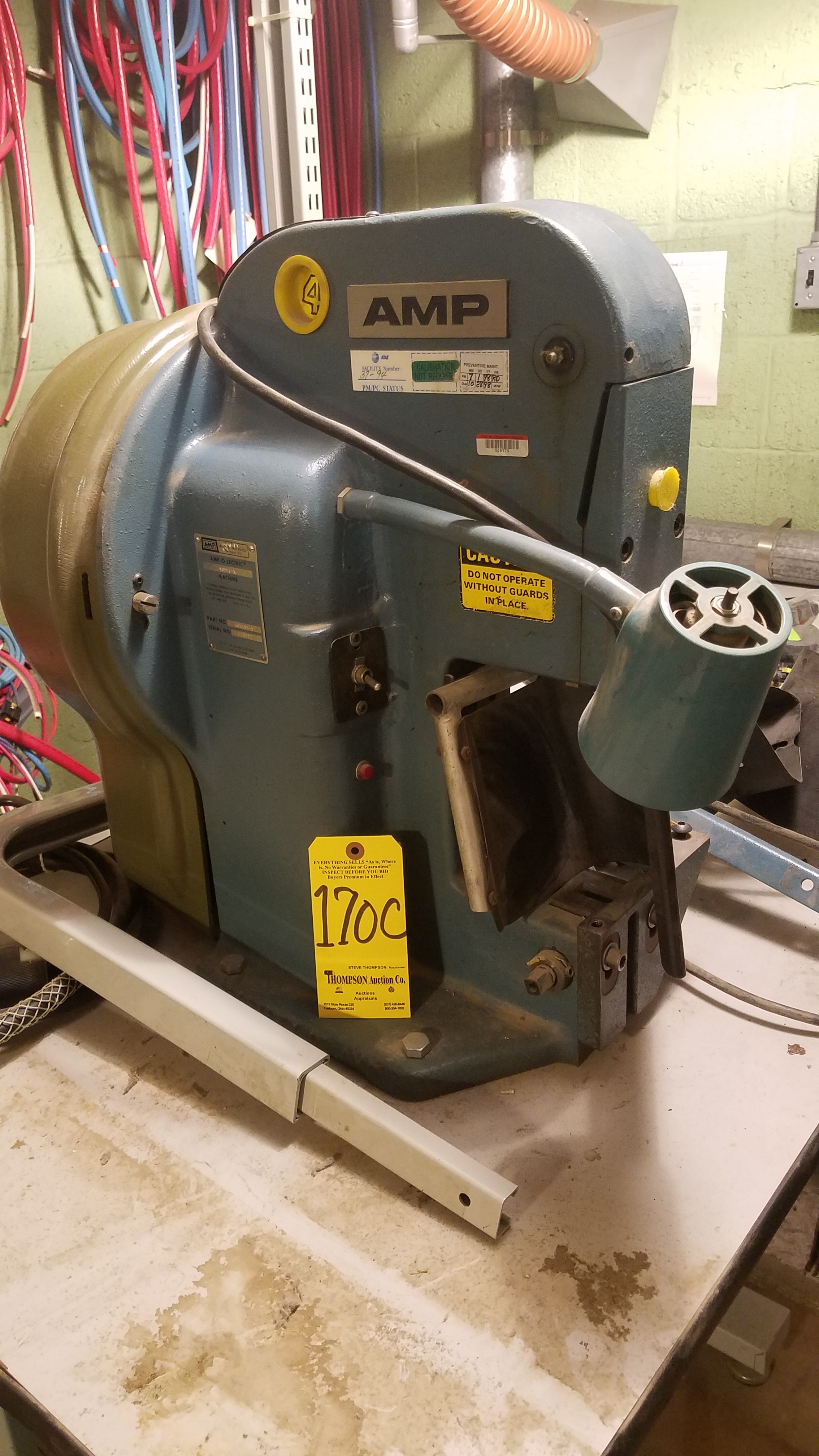 Amp Model K Terminal Press, s/n 116522, Series 2-565435-5