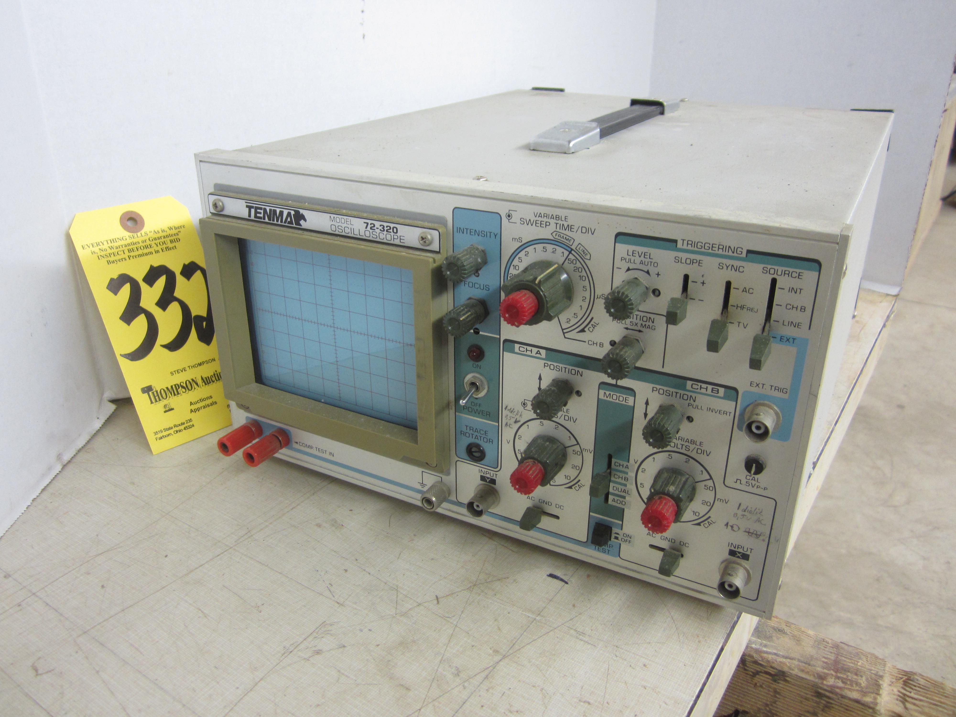 Tenma Model 72 320 Oscilloscope tenma-model-72-320-oscilloscope