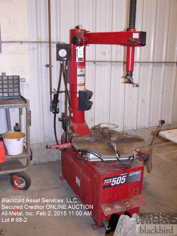 Hunter TCX-505E Tire mount/dismount machine