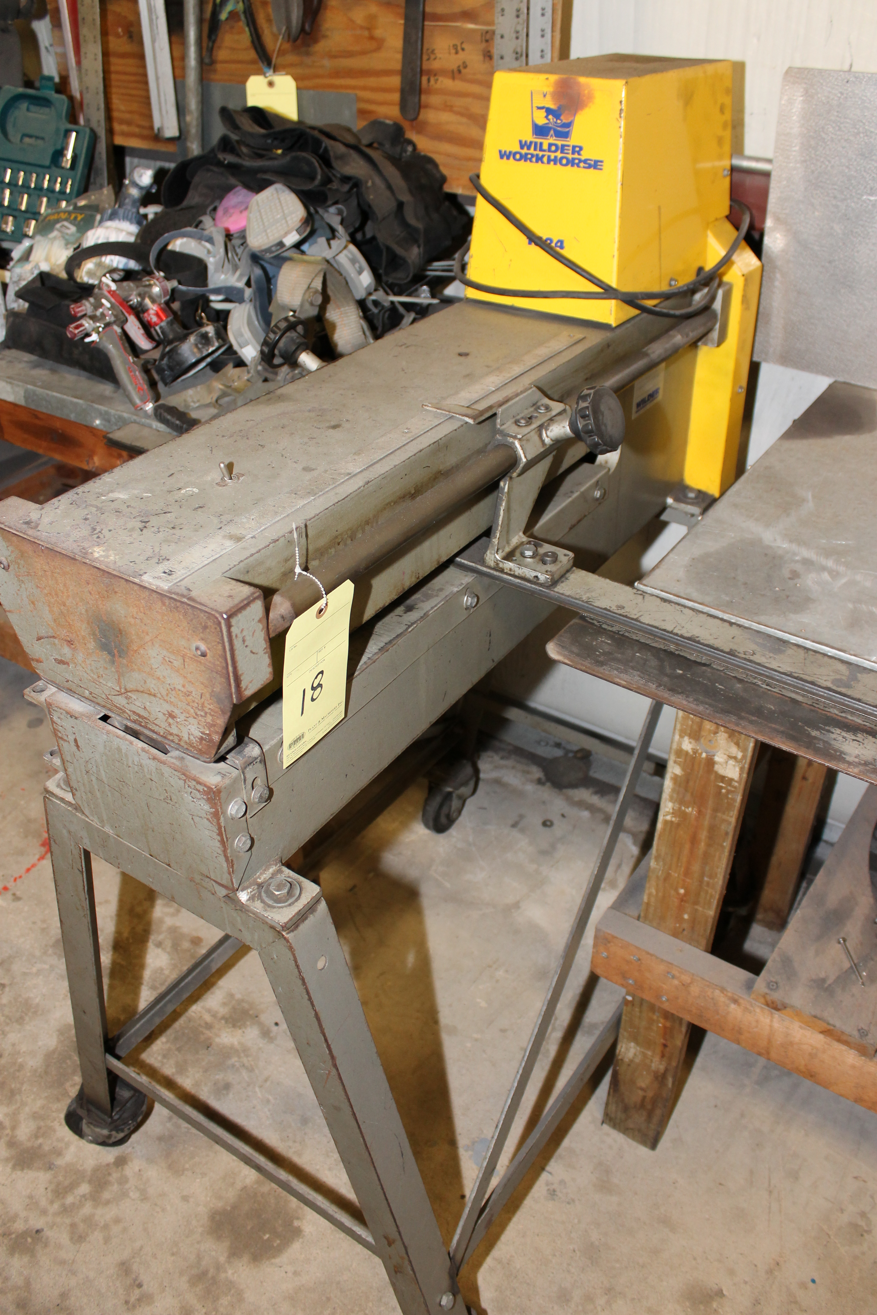 SLITTER, WILDER MACHINERY SERIES WILDER WORKHORSE MDL. 1624, 18 ga ...