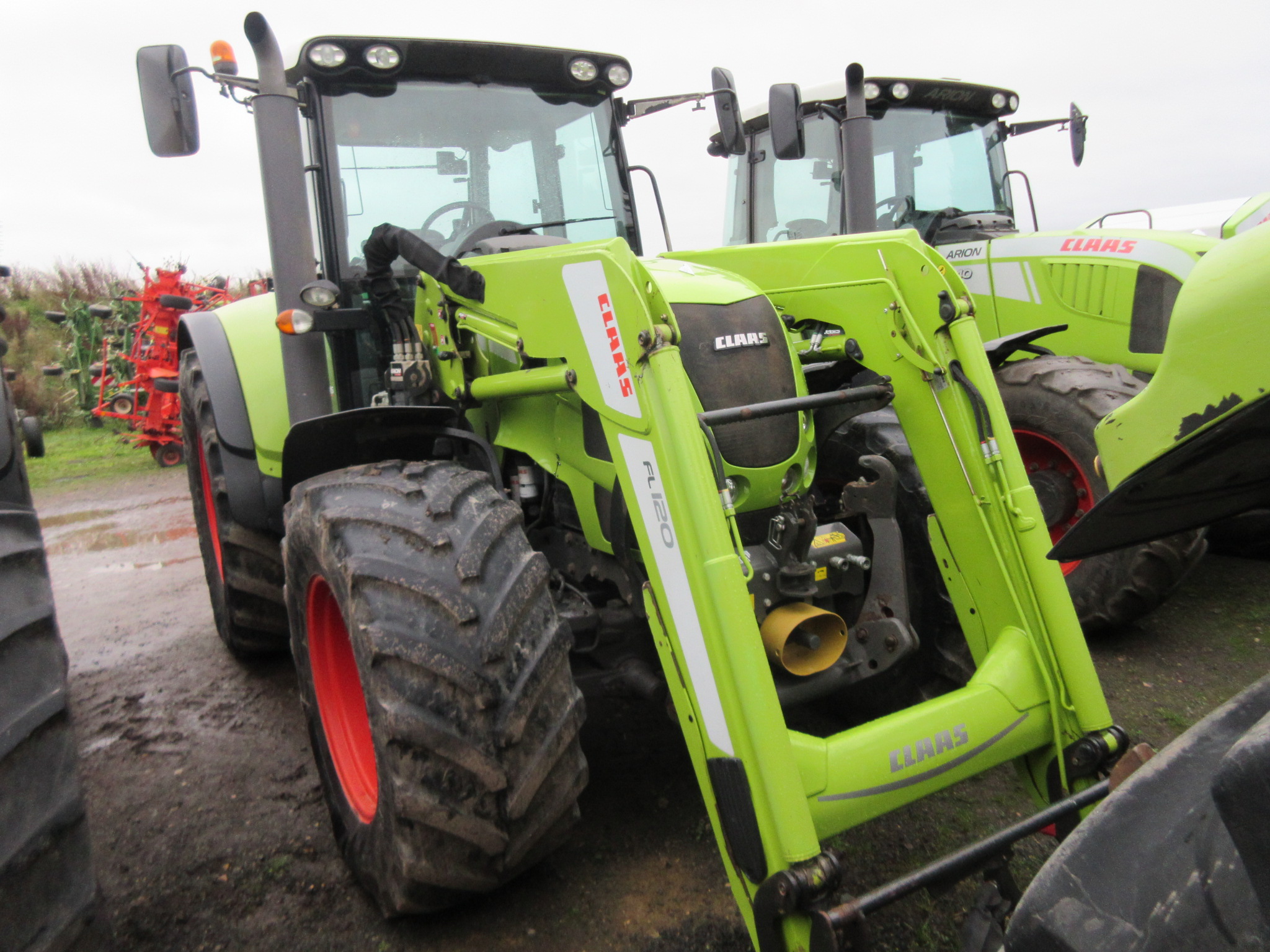 2010 CLAAS Arion 640 4wd TRACTOR Fitted with Claas FL120 front loader ...