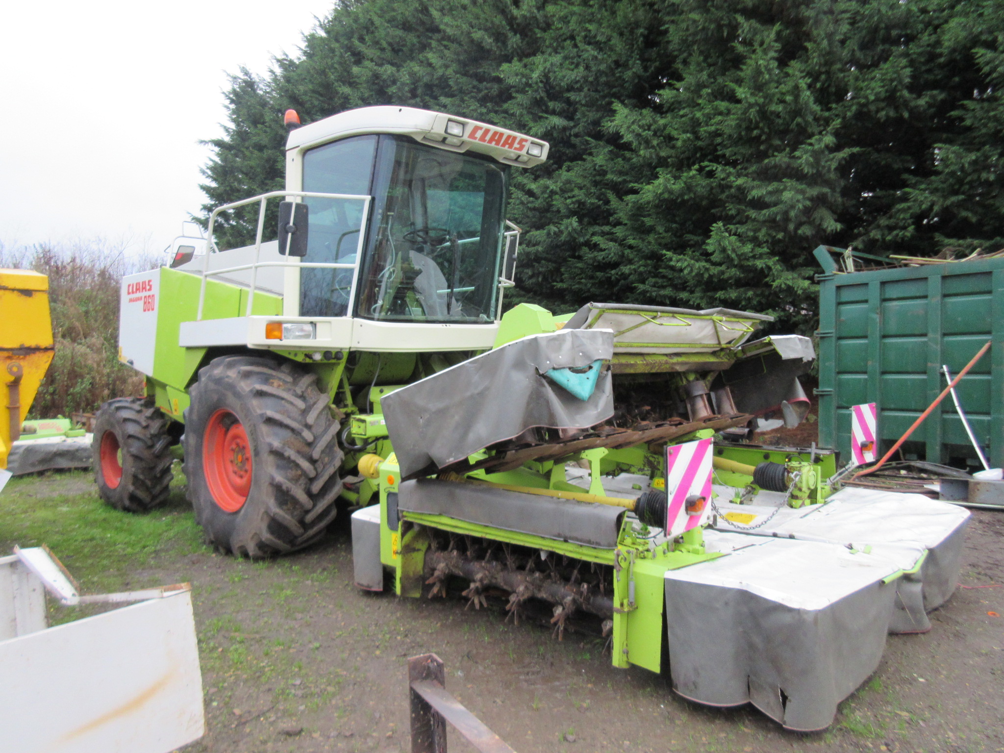 1995 CLAAS 860 Jaguar SELF-PROPELLED MOWER Fitted with 2002 Claas D8700 ...