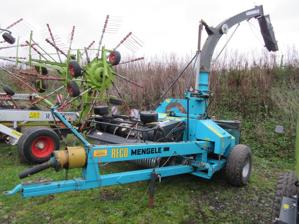 2009 Reco Mengele SH40 trailed forage harvester Serial No. 285738