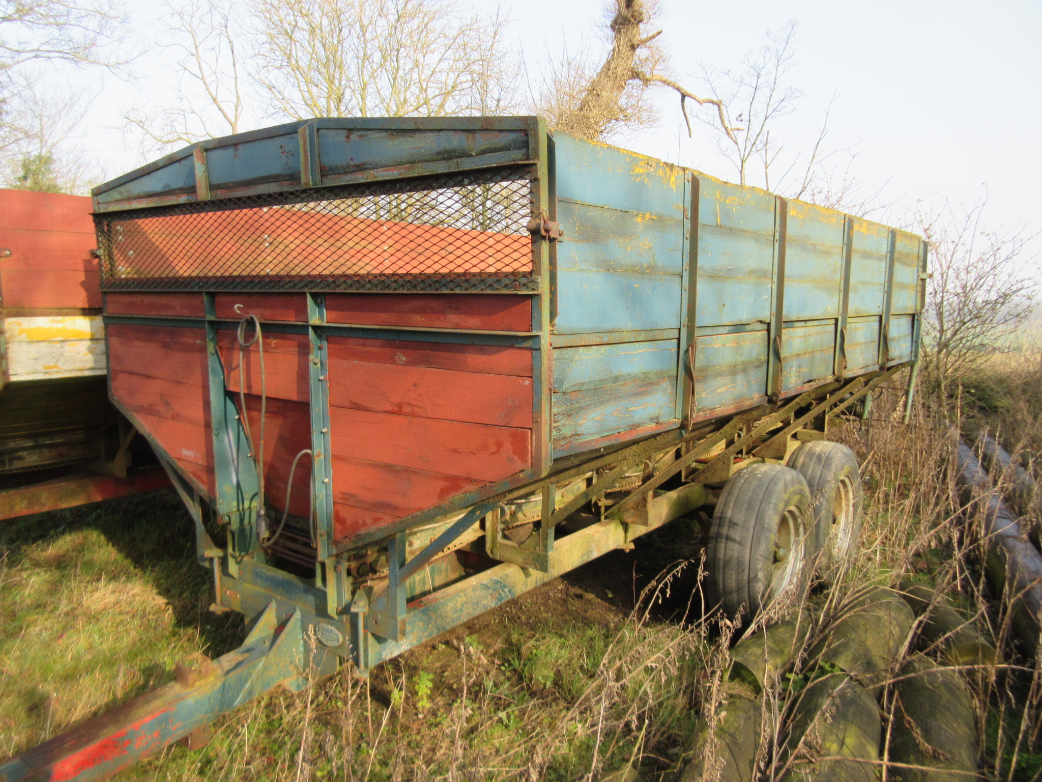 Lockwood 7-8tonne tandem axle potato bulker trailer with 3phase ...
