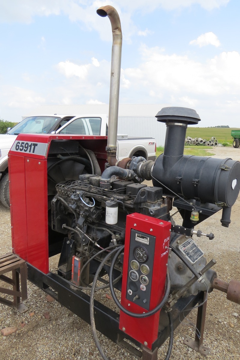 Case IHC 659IT Turbo Diesel Irrigation Power Unit, C & H Model 359 5.9 ...
