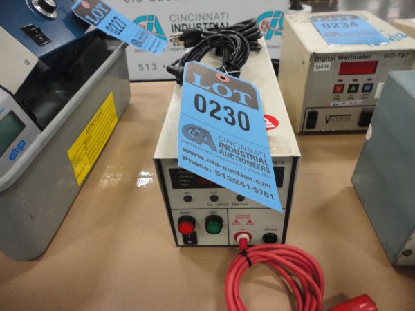 SLAUGHTER MODEL 2510 AC HIPOT TESTER