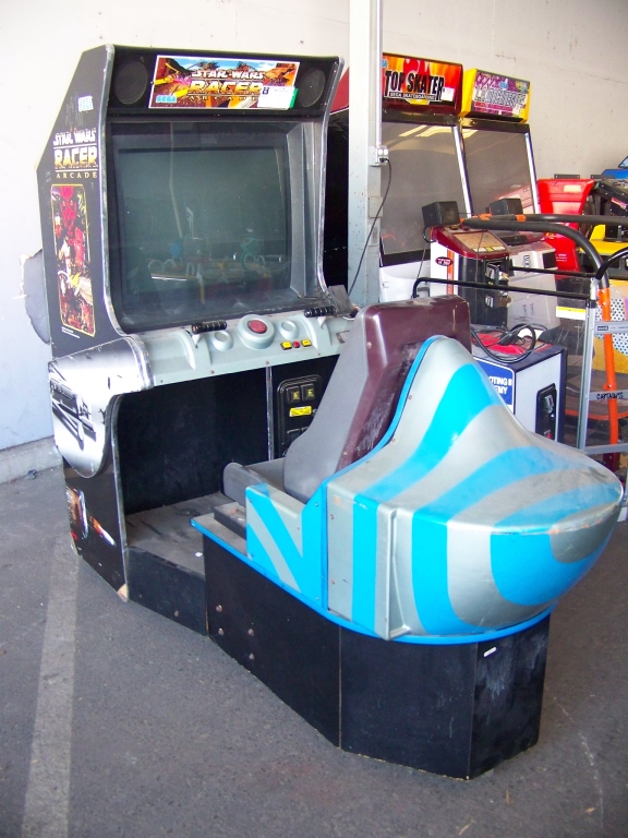 STAR WARS 31" POD RACER ARCADE GAME SEGA Item is in used condition ...