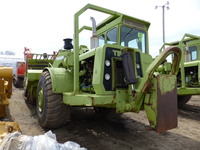 1989 Terex TS-14B scraper, twin engine push/pull, TS14B-313, s/n ...