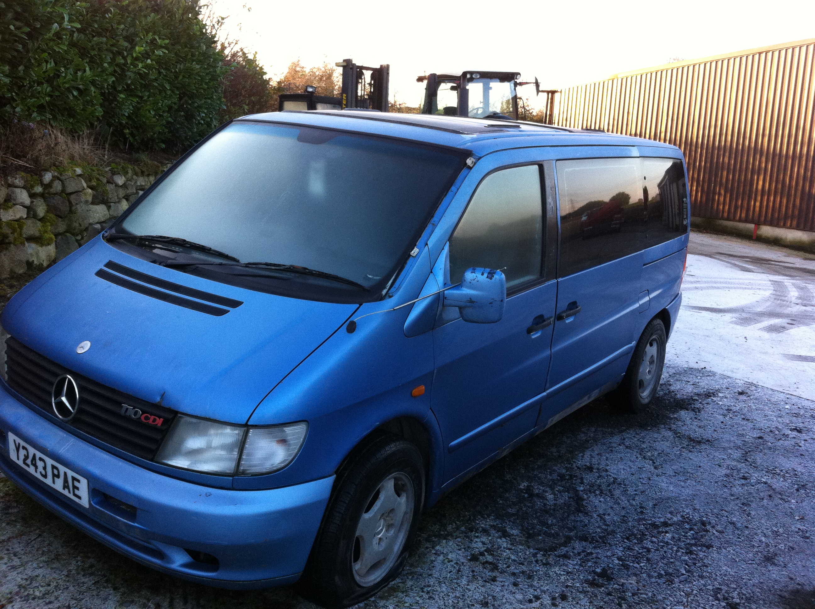 2001 Mercedes Vito CDI People Carrier, 185000 miles, Y243 PAE