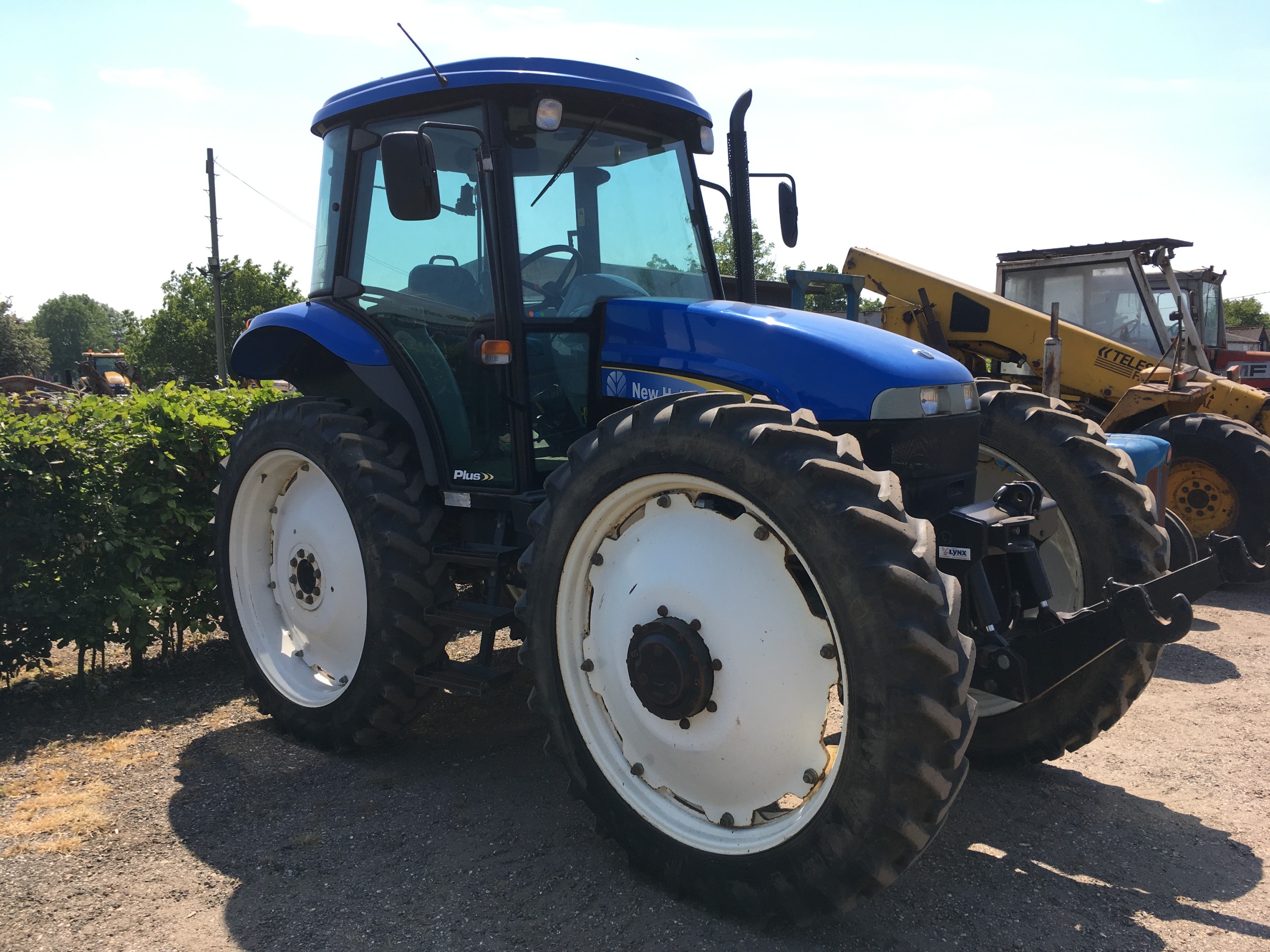 New Holland TD95D 4WD equal wheel tractor. Registration EU58 ODF. 2008 ...