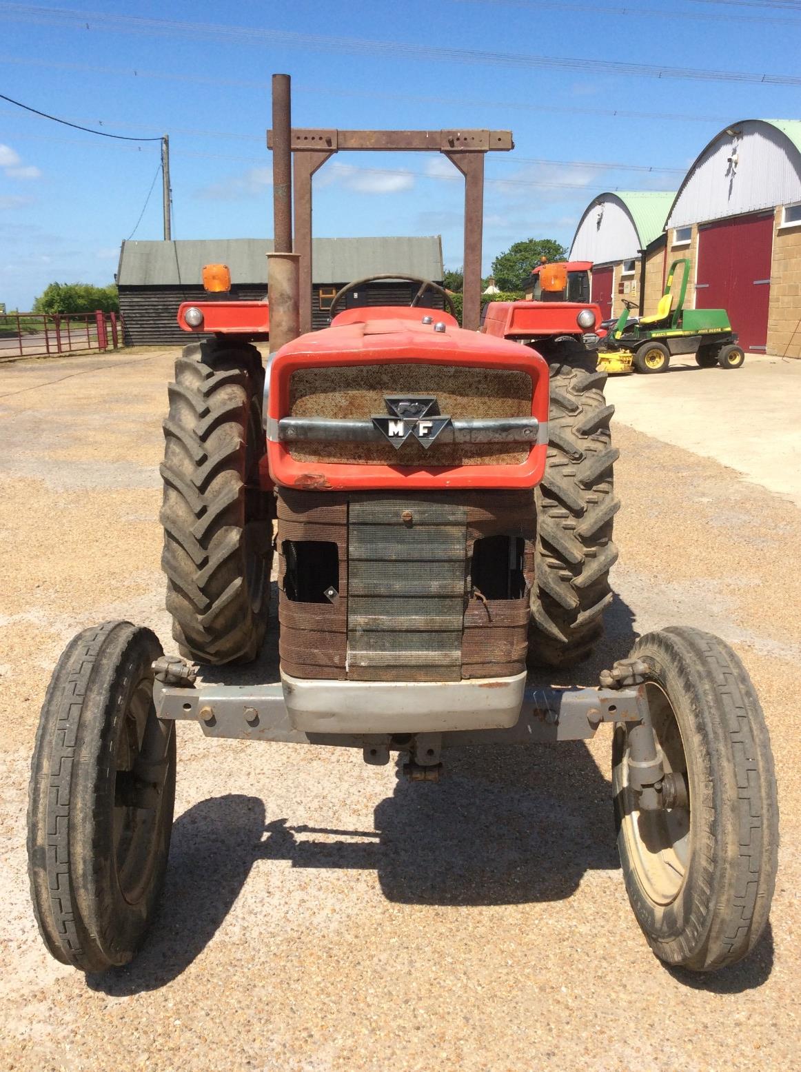 Massey Ferguson 165 2WD tractor. 1968. Serial number 165 558047. 12/13 ...