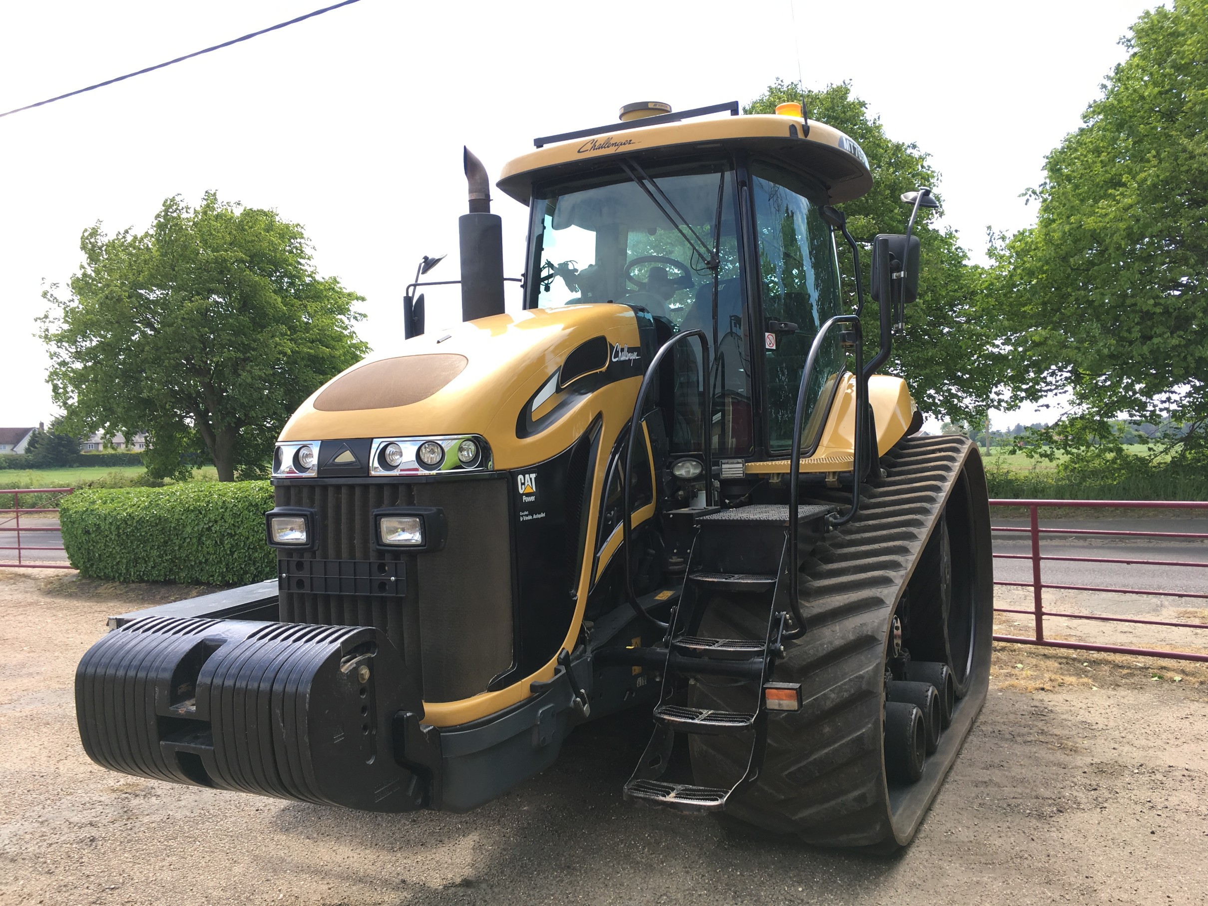 CAT Challenger MT765C rubber track crawler. Registration AE59 FDC ...