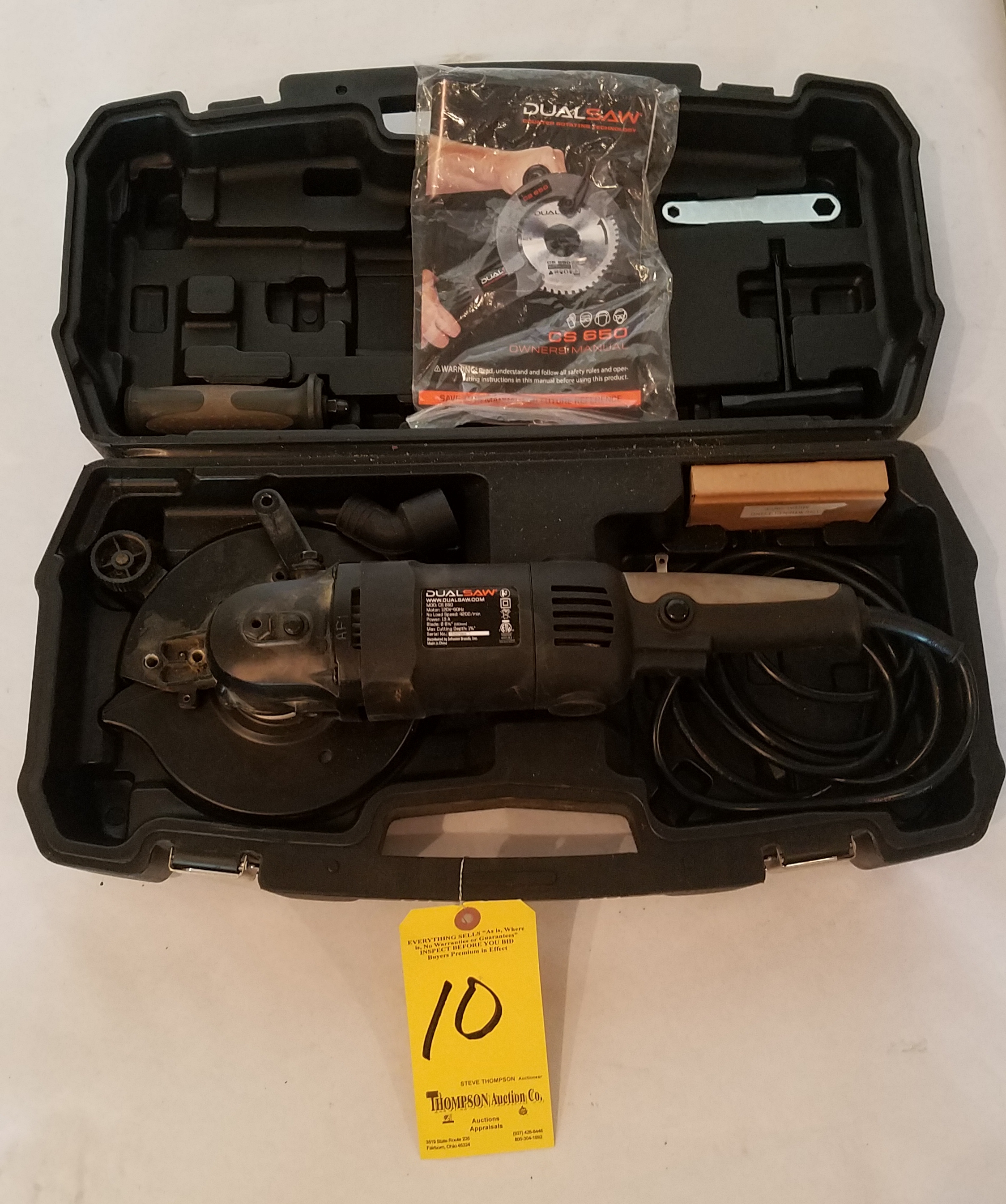 Dual Saw Model CS 650, 6.5" Counter Rotating Saw