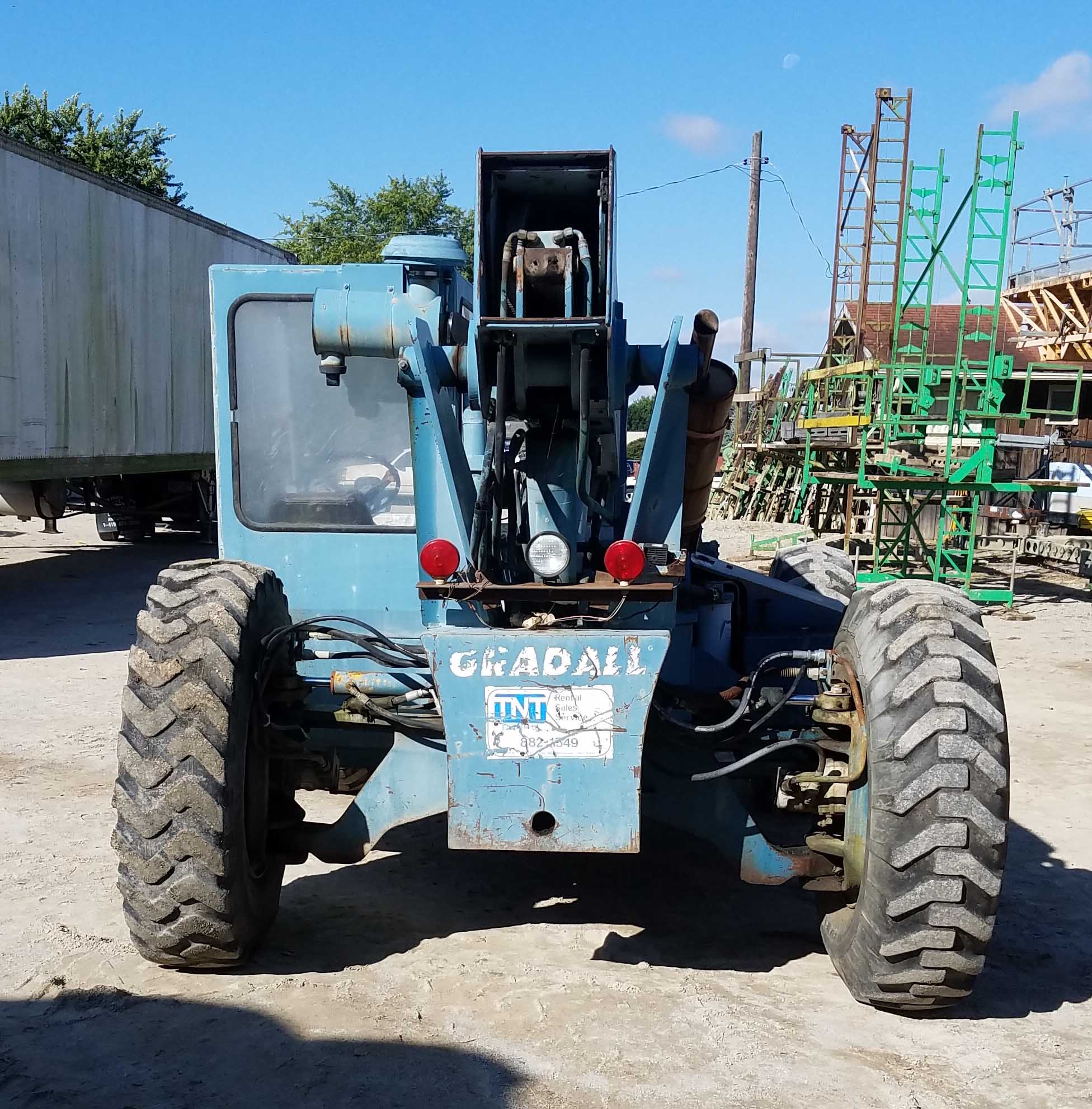 Gradall Model 524 Telescopic Rough Terrain Forklift, ROPS, 24’ Maximum ...