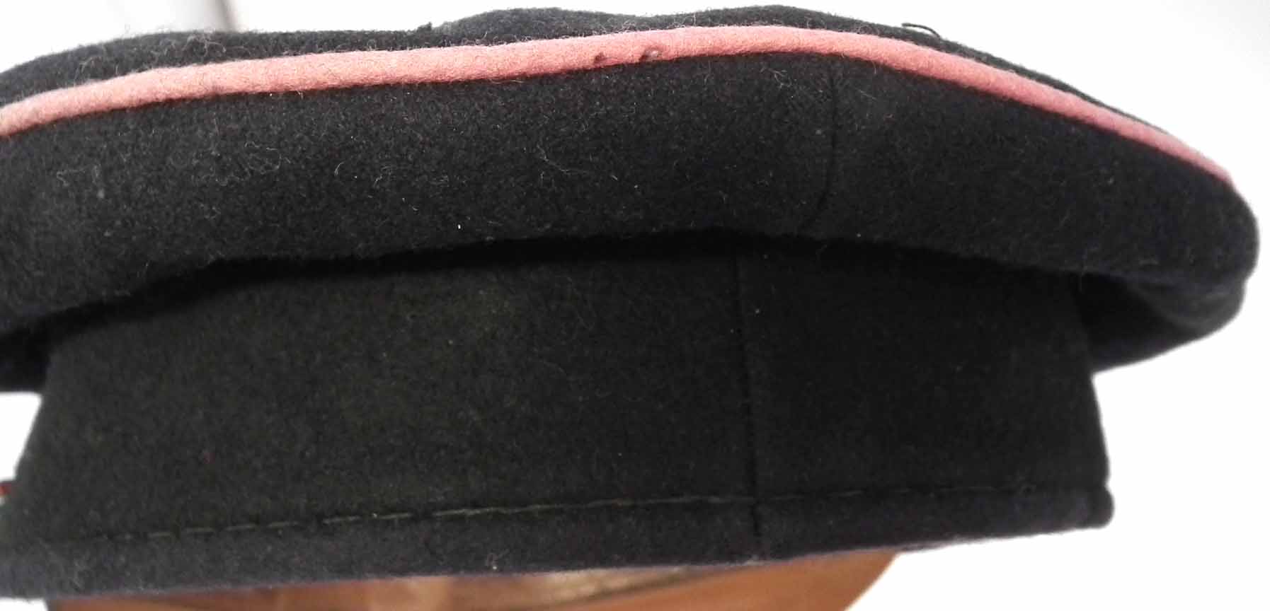 German WW2 Third Reich Railway cap, with eagle badge and wings and rope ...