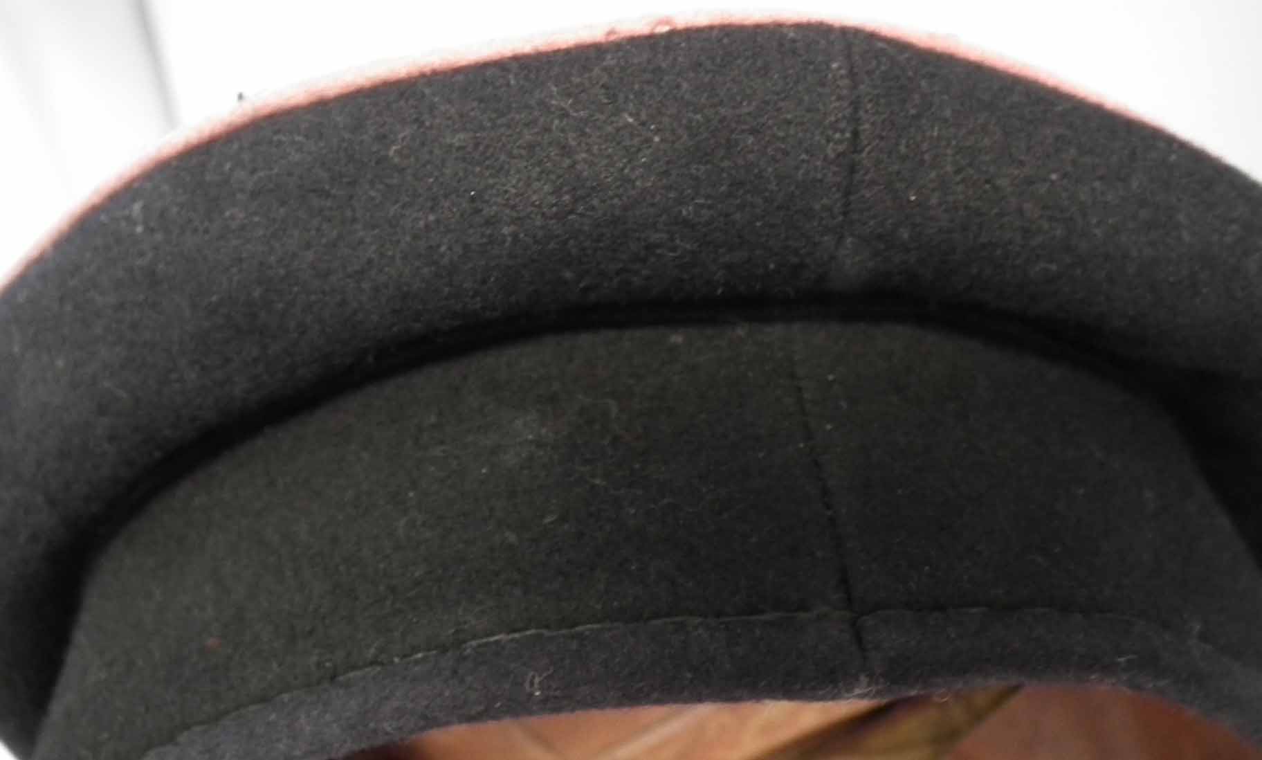 German WW2 Third Reich Railway cap, with eagle badge and wings and rope ...