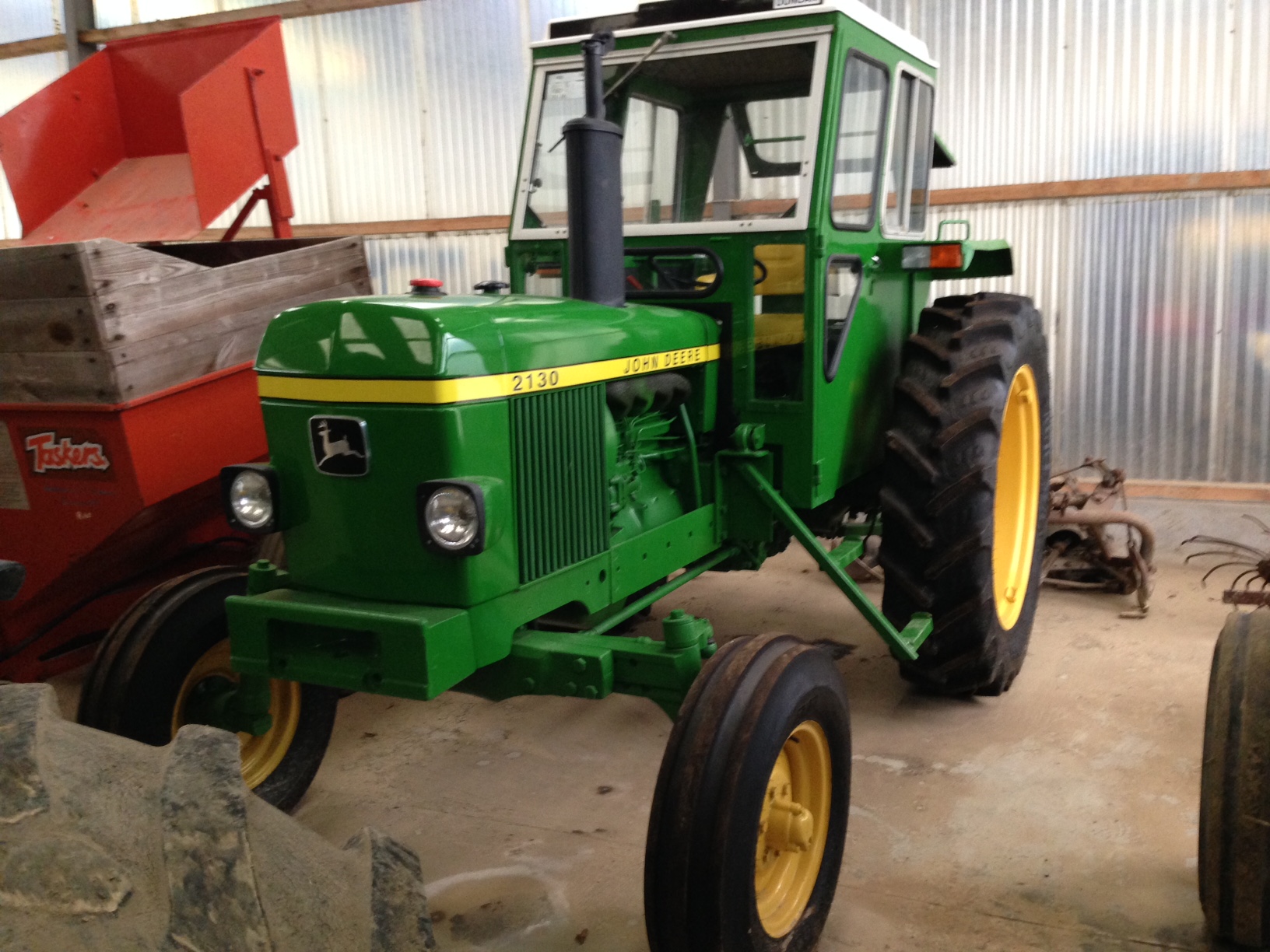 JOHN DEERE 2130 diesel TRACTOR Fitted with Duncan cab and good tyres ...