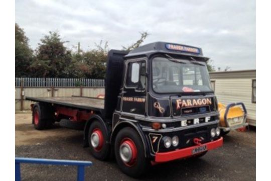 1970 ERF LV 6 Wheel rigid flat lorry fitted with Gardner 150 diesel ...