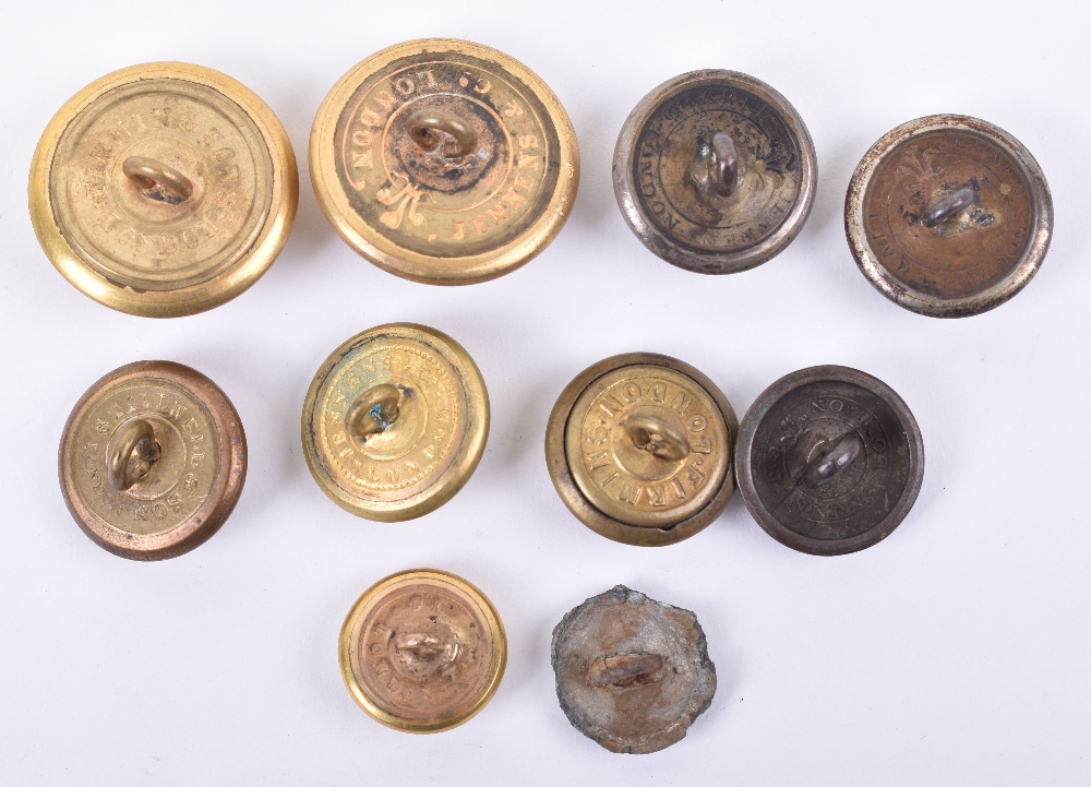 Grouping of Tunic Buttons 61st (South Gloucestershire) Regiment of Foot ...