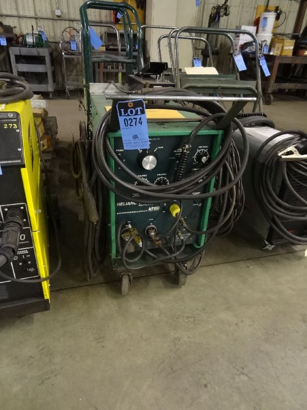 250 AMP LINDE HELIARC SQUARE WAVE 250 HF PLUS TIG WELDER