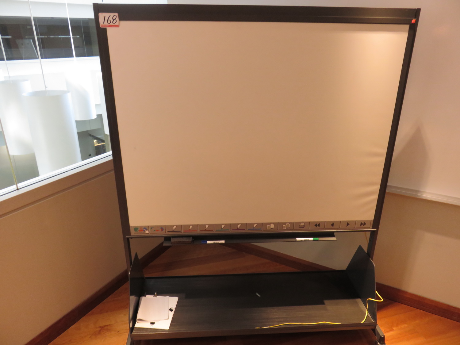 TEAMBOARD N-500 INTERACTIVE WHITEBOARD W/ CASTORS